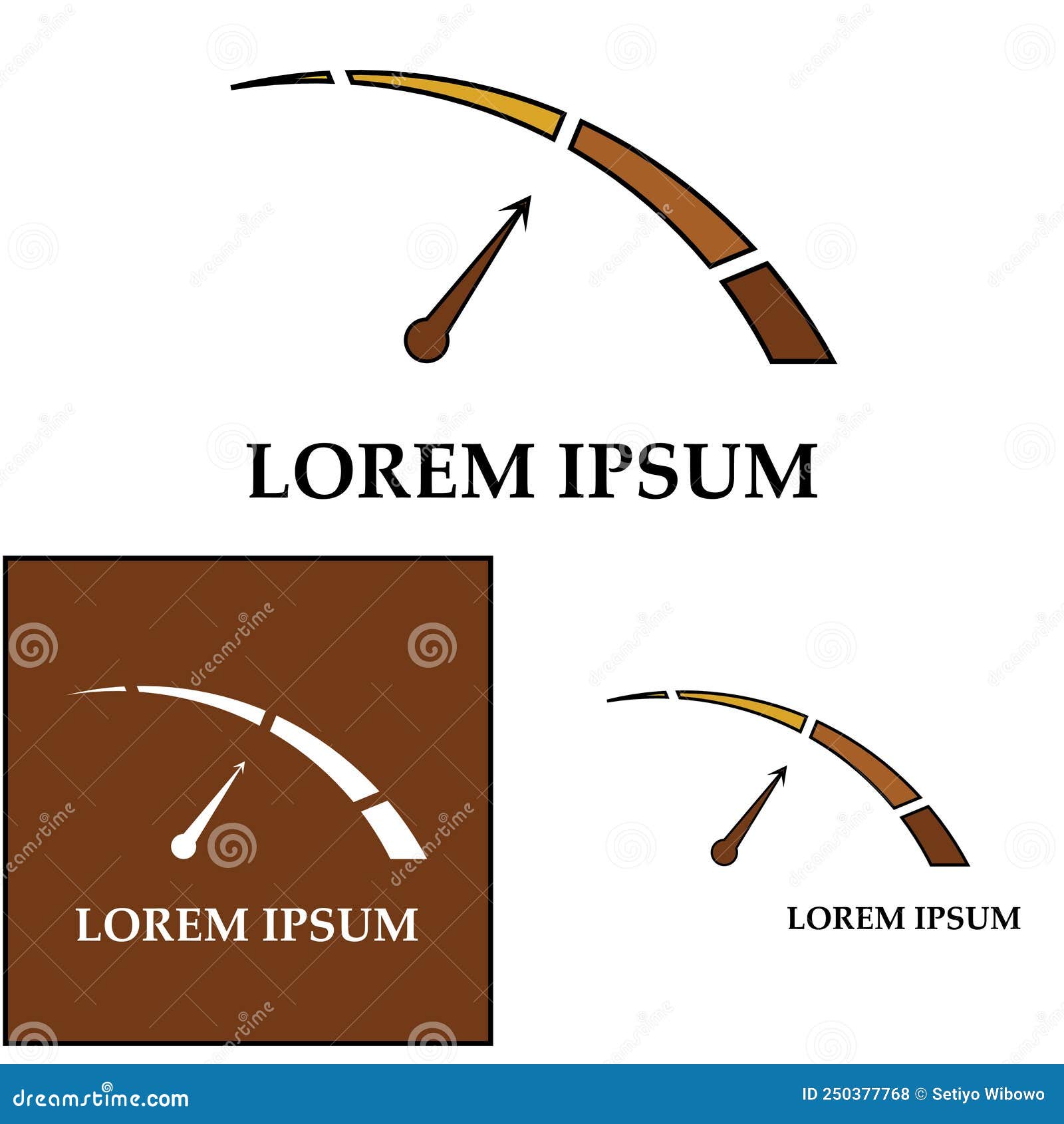 Speedometer Vector Graphic Design Illustration Template Stock Vector ...