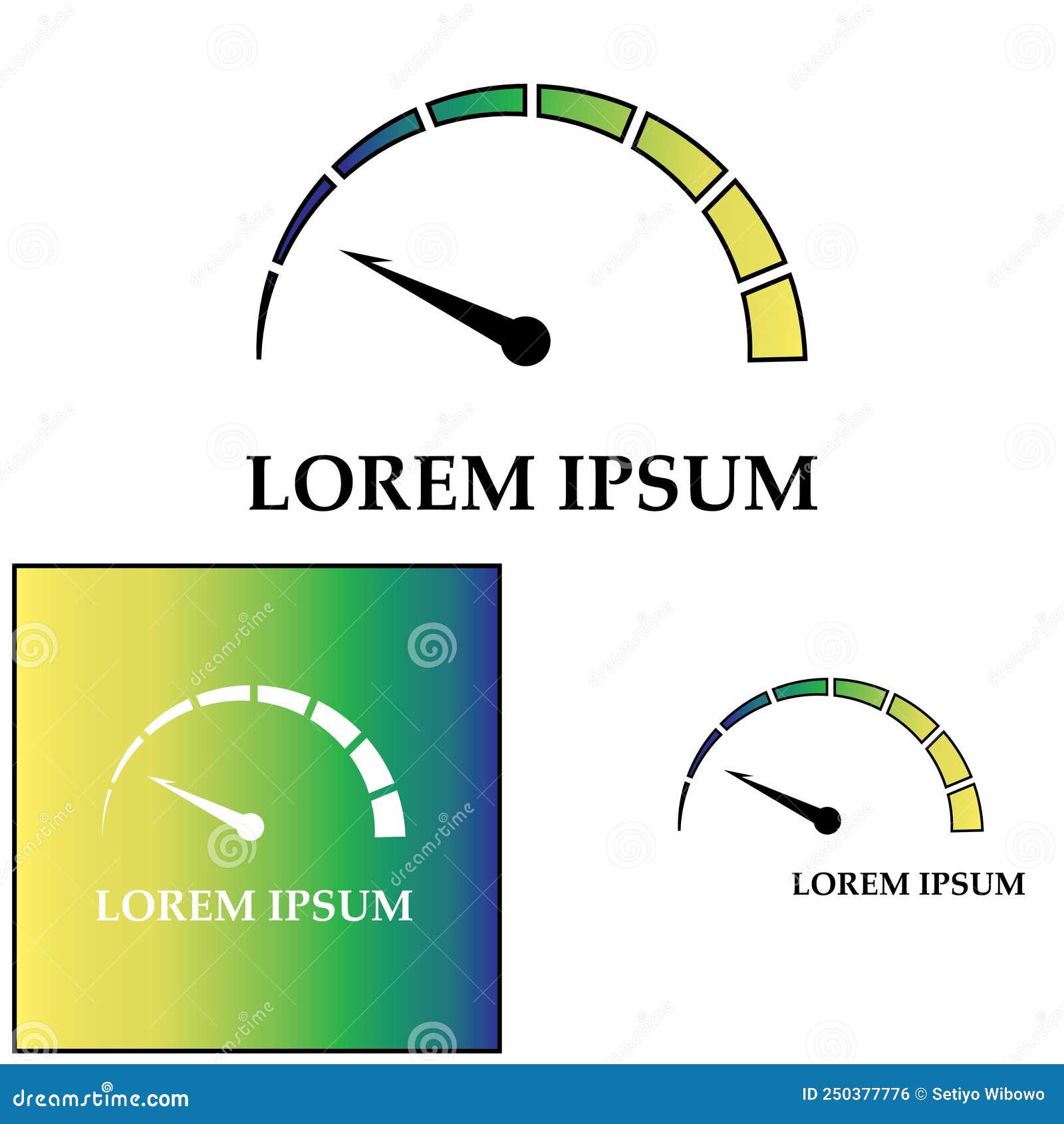 Speedometer Vector Graphic Design Illustration Template Stock Vector ...