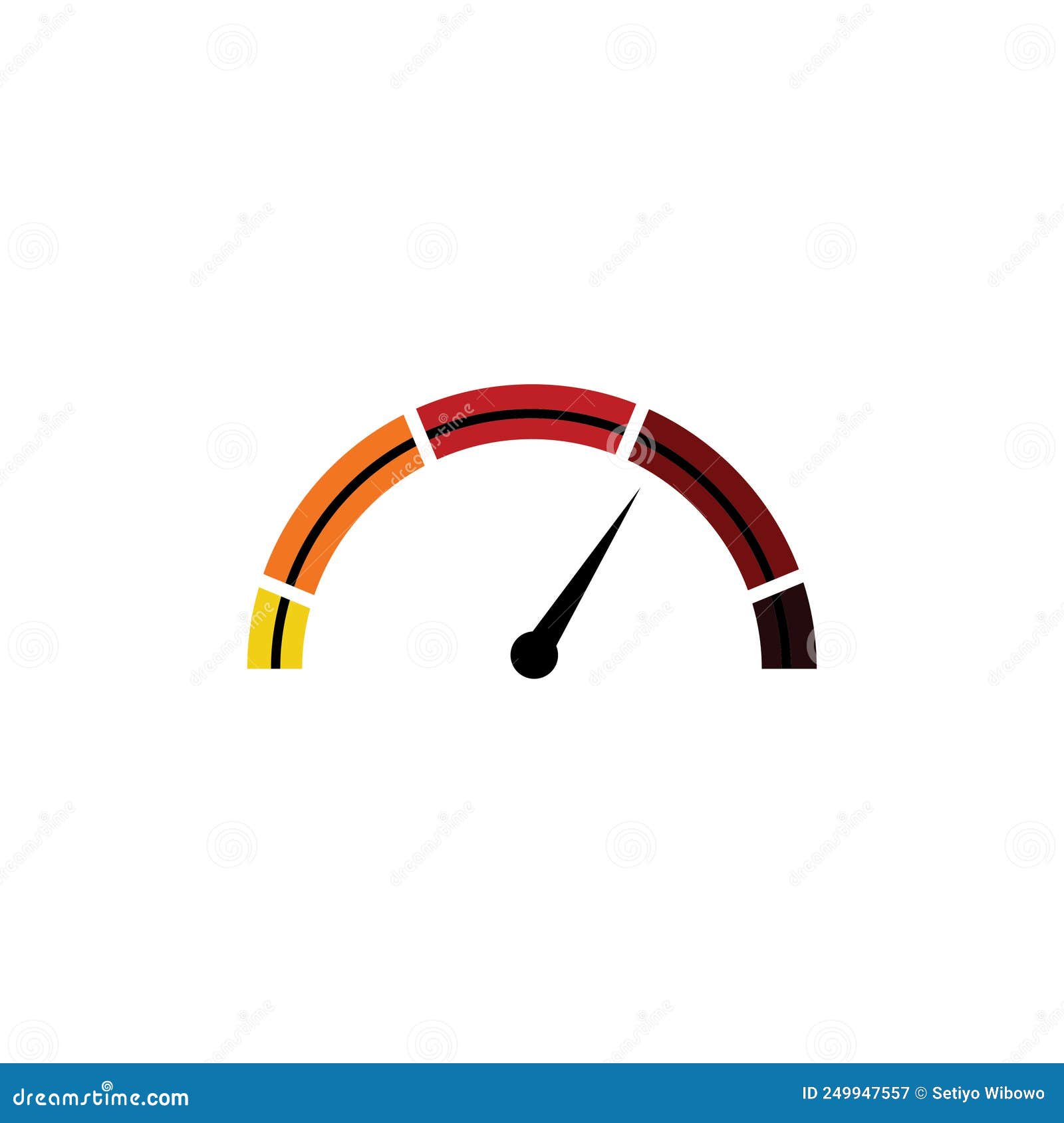 Speedometer Vector Graphic Design Illustration Template Stock Vector ...
