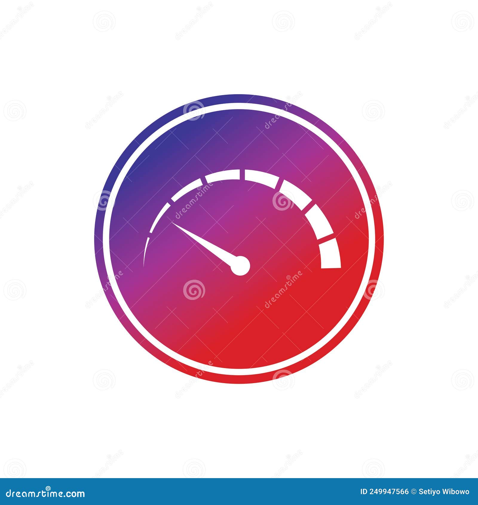 Speedometer Vector Graphic Design Illustration Template Stock Vector ...