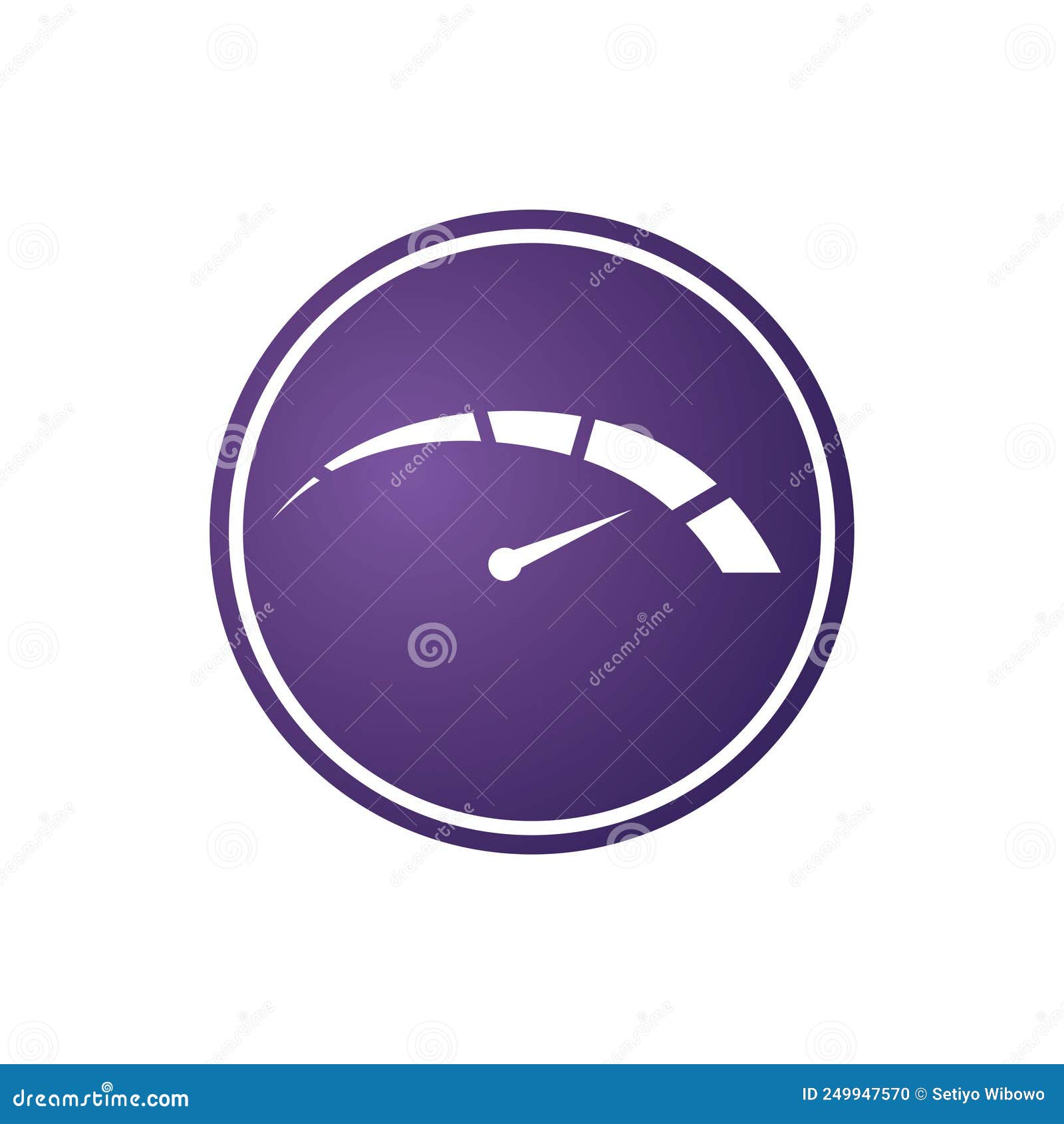 Speedometer Vector Graphic Design Illustration Template Stock Vector ...