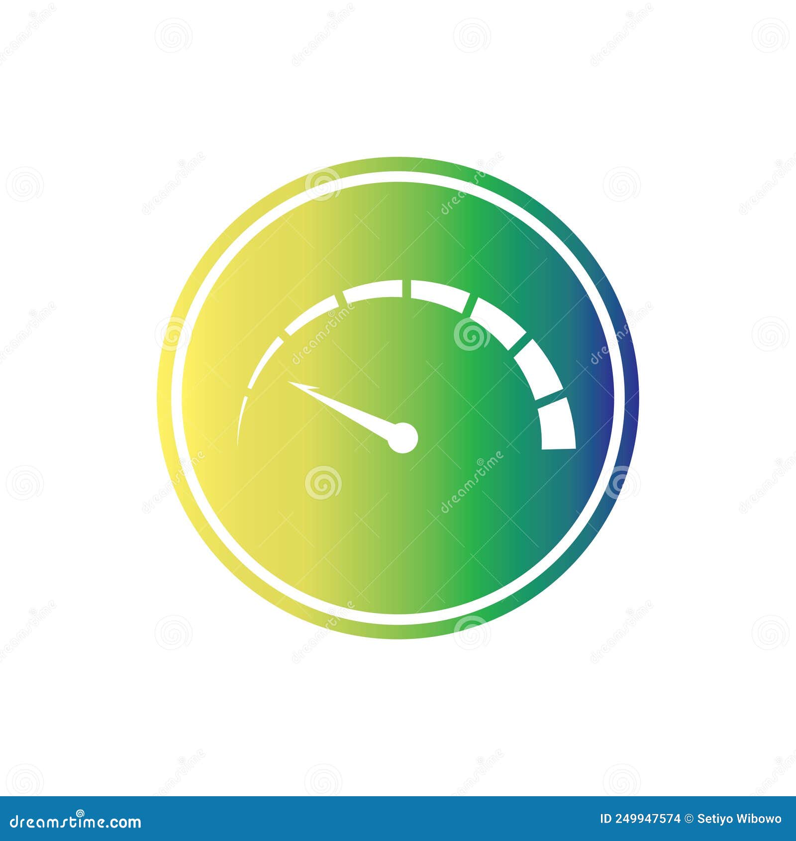 Speedometer Vector Graphic Design Illustration Template Stock Vector ...