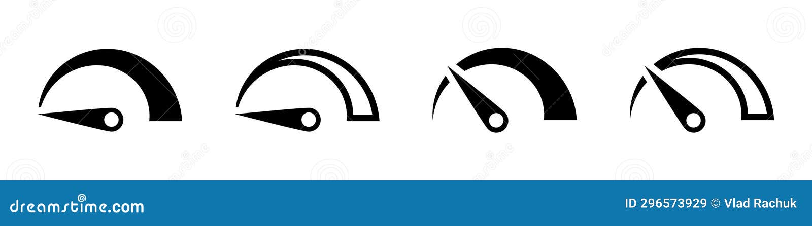 Speedometer Vector Icons. Car Speedometer Icons. Speed Indicator Icons ...