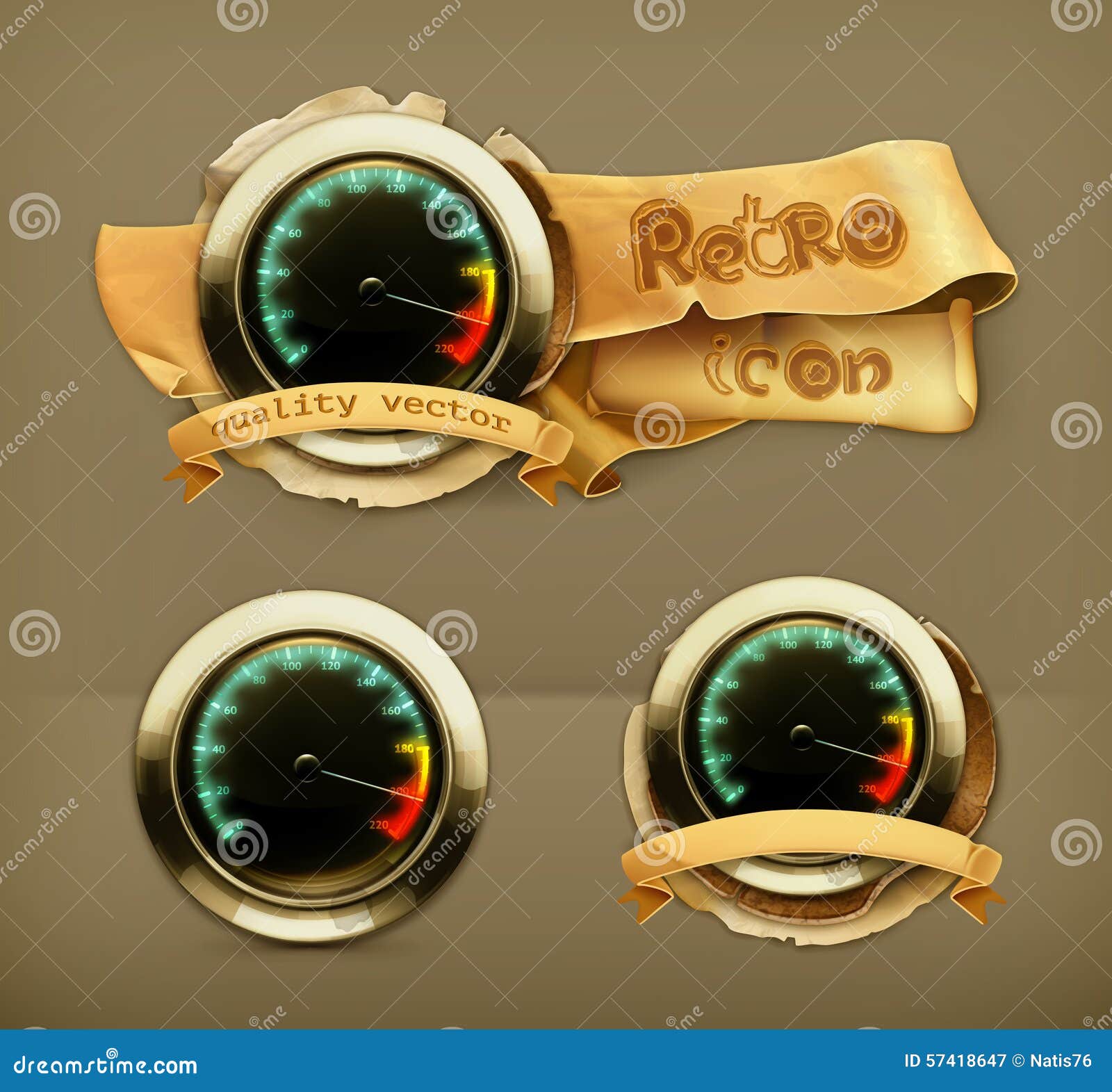 Speedometer - Vector Scribble Illustration - Isolated On Transparent ...