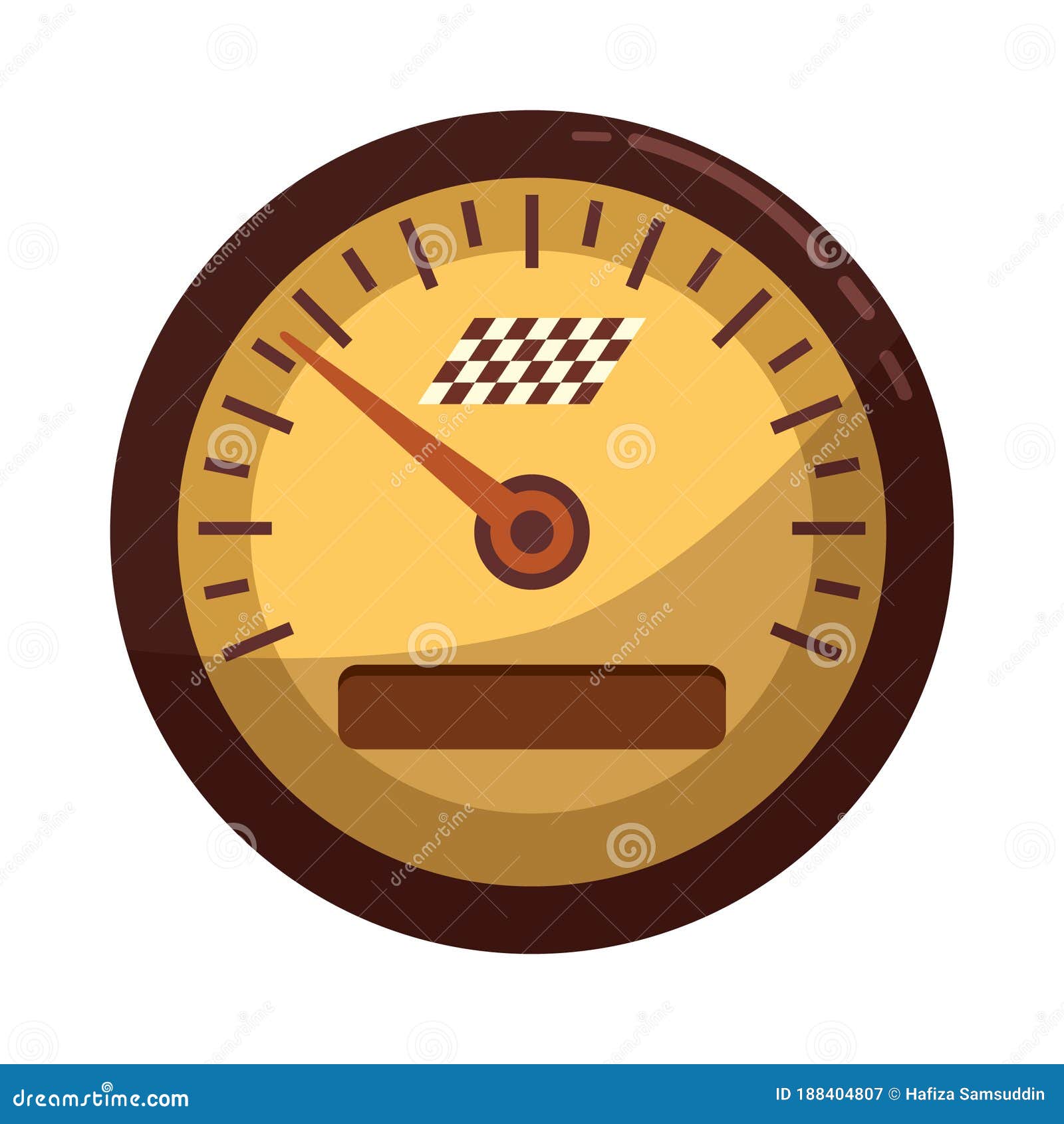 Speedometer. Vector Illustration Decorative Design Stock Vector ...