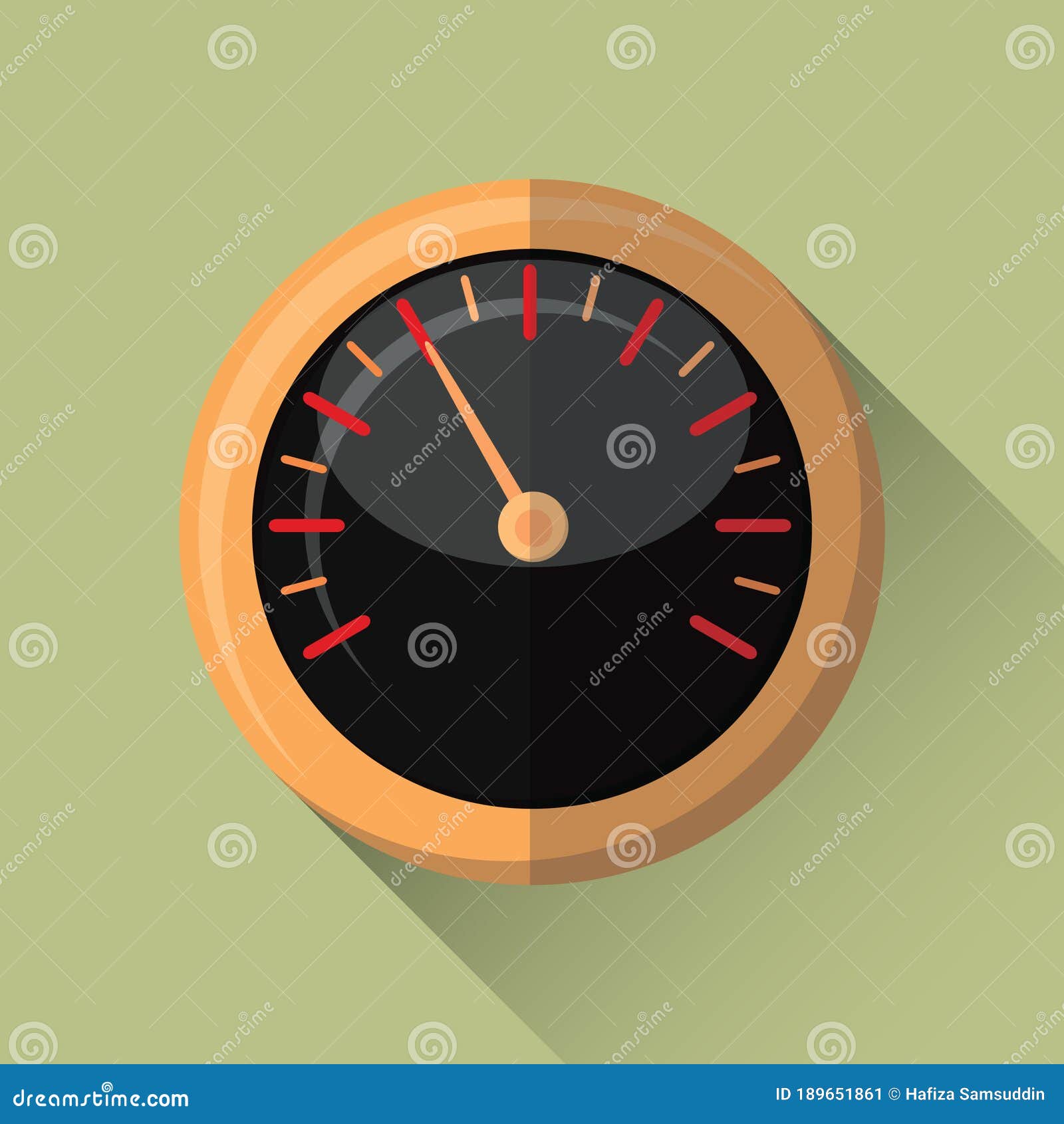 Speedometer. Vector Illustration Decorative Design Stock Vector ...