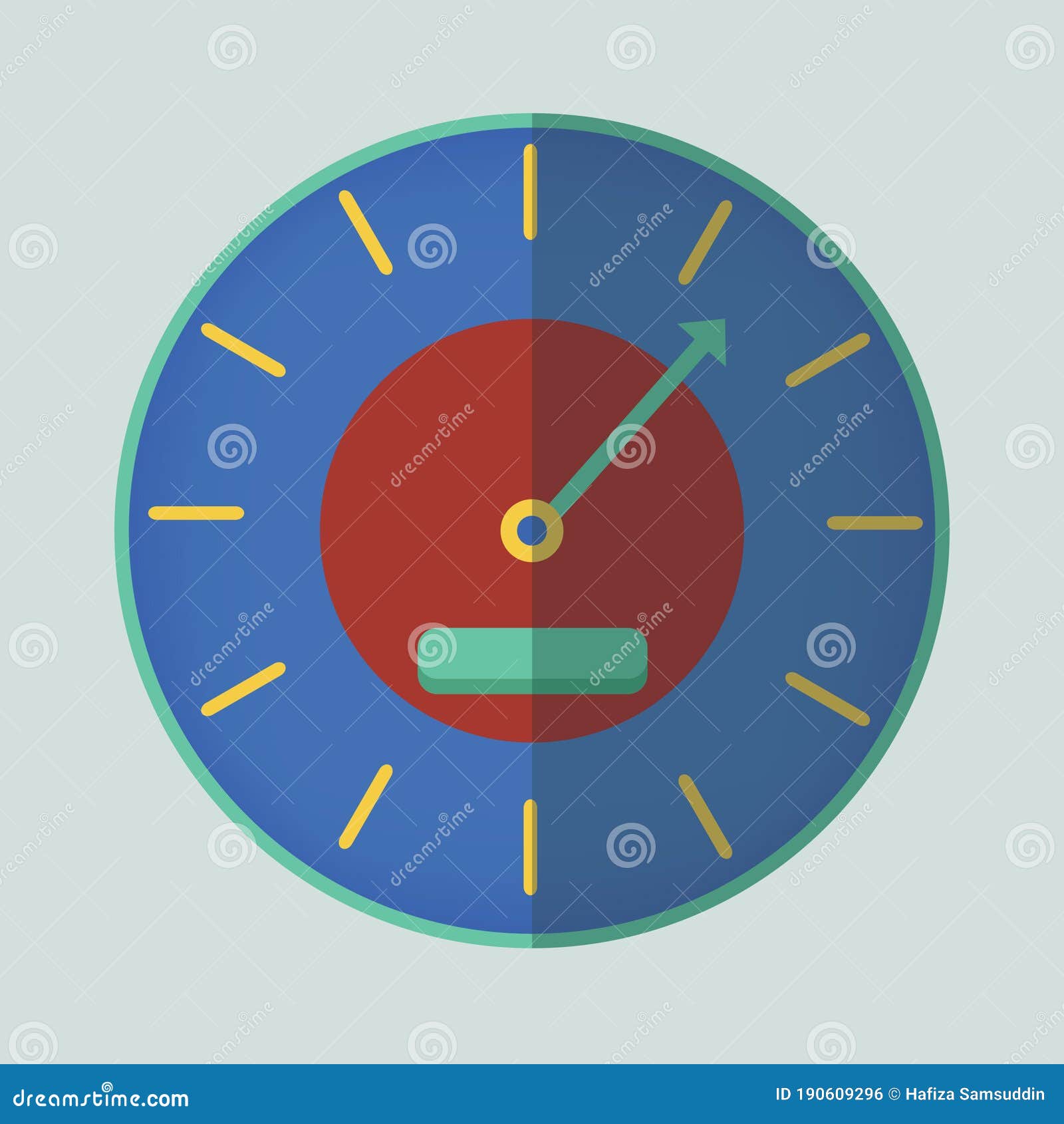 Speedometer. Vector Illustration Decorative Design Stock Vector ...
