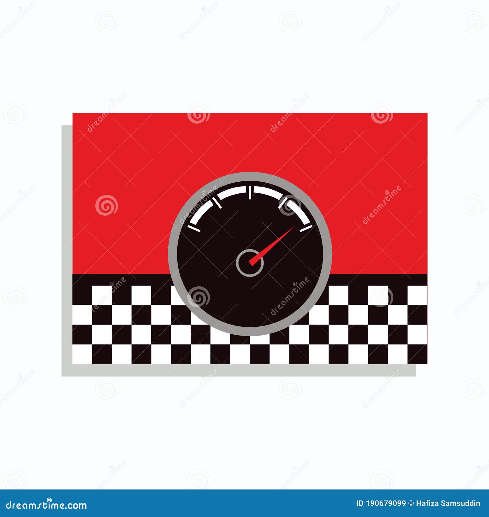 Print stock vector. Illustration of distance, speedometers - 190679099