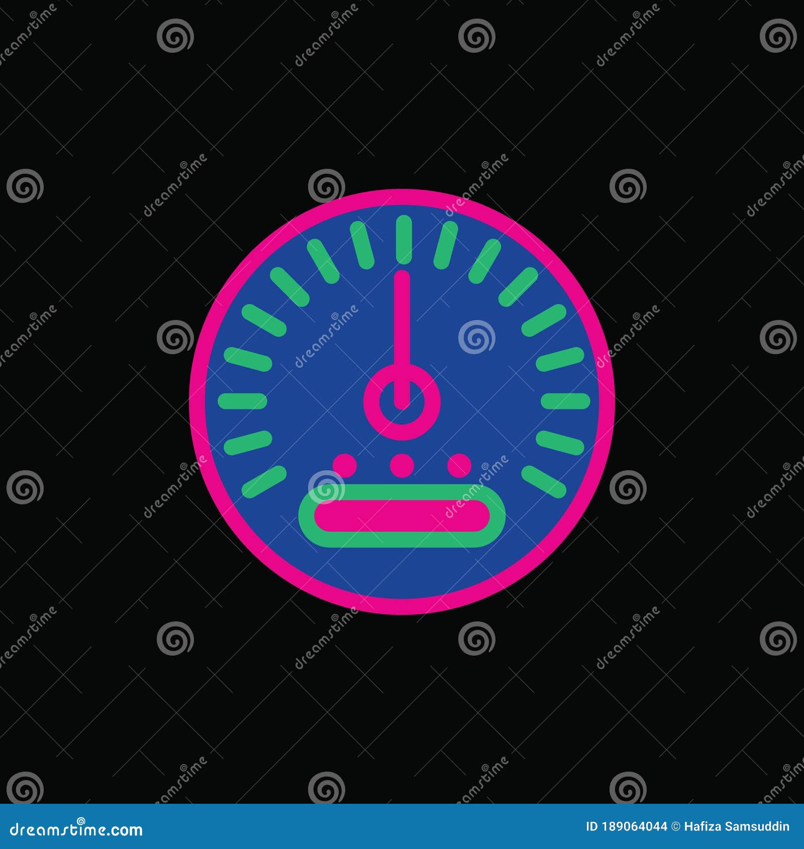 Speedometer. Vector Illustration Decorative Design Stock Vector ...