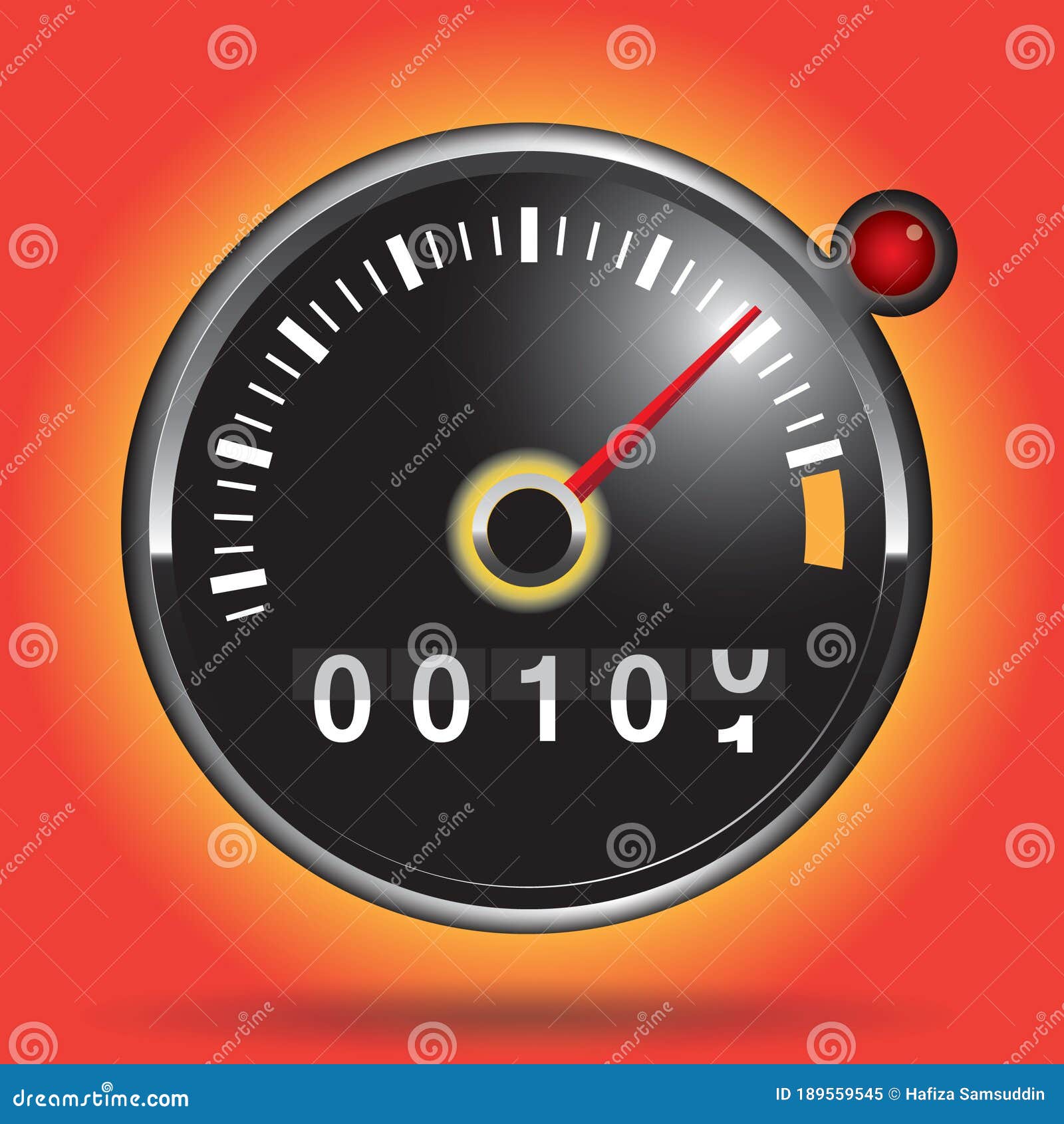 Speedometer. Vector Illustration Decorative Design Stock Vector ...