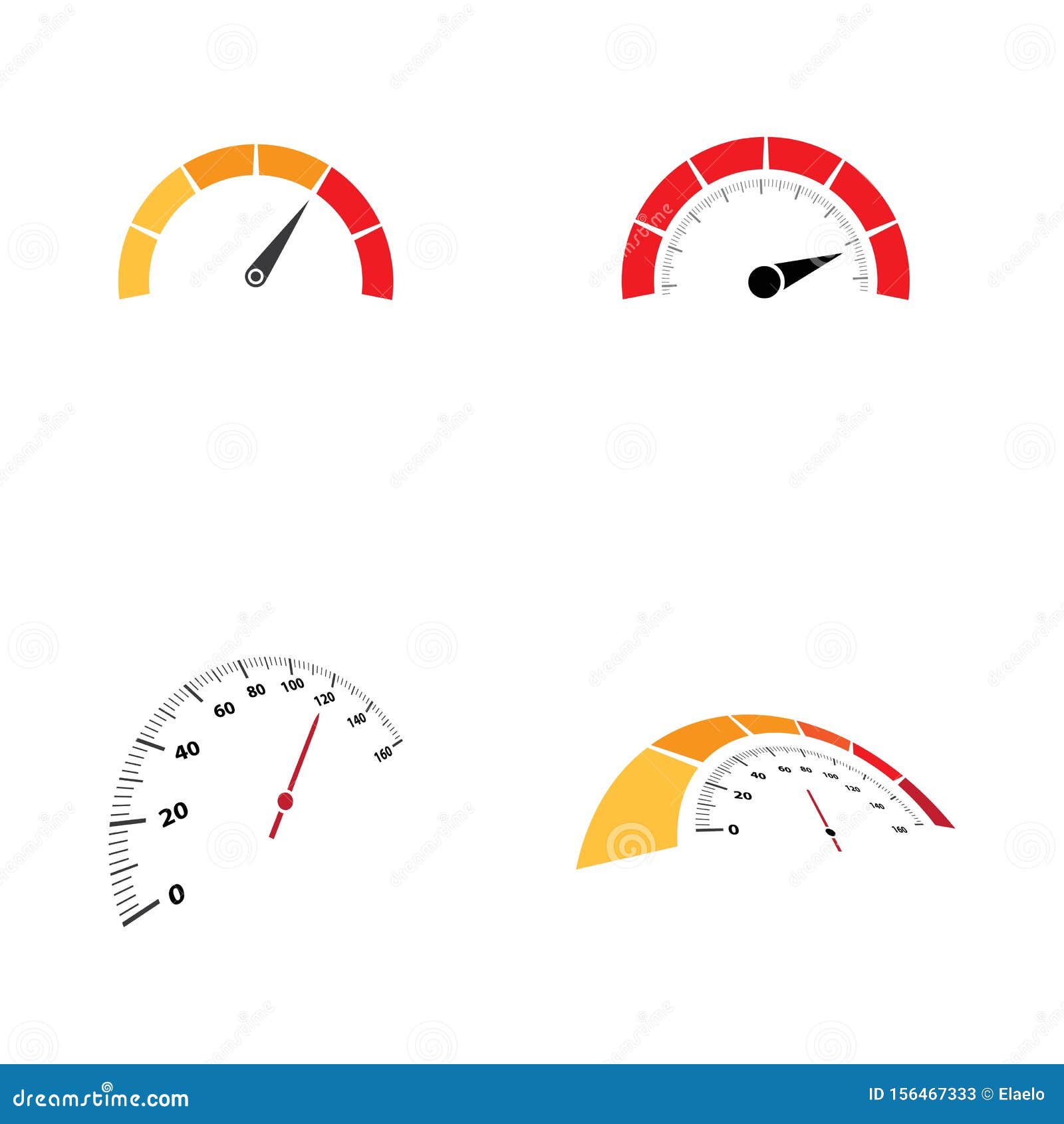 Speedometer Vector Illustration Stock Vector - Illustration of icon ...