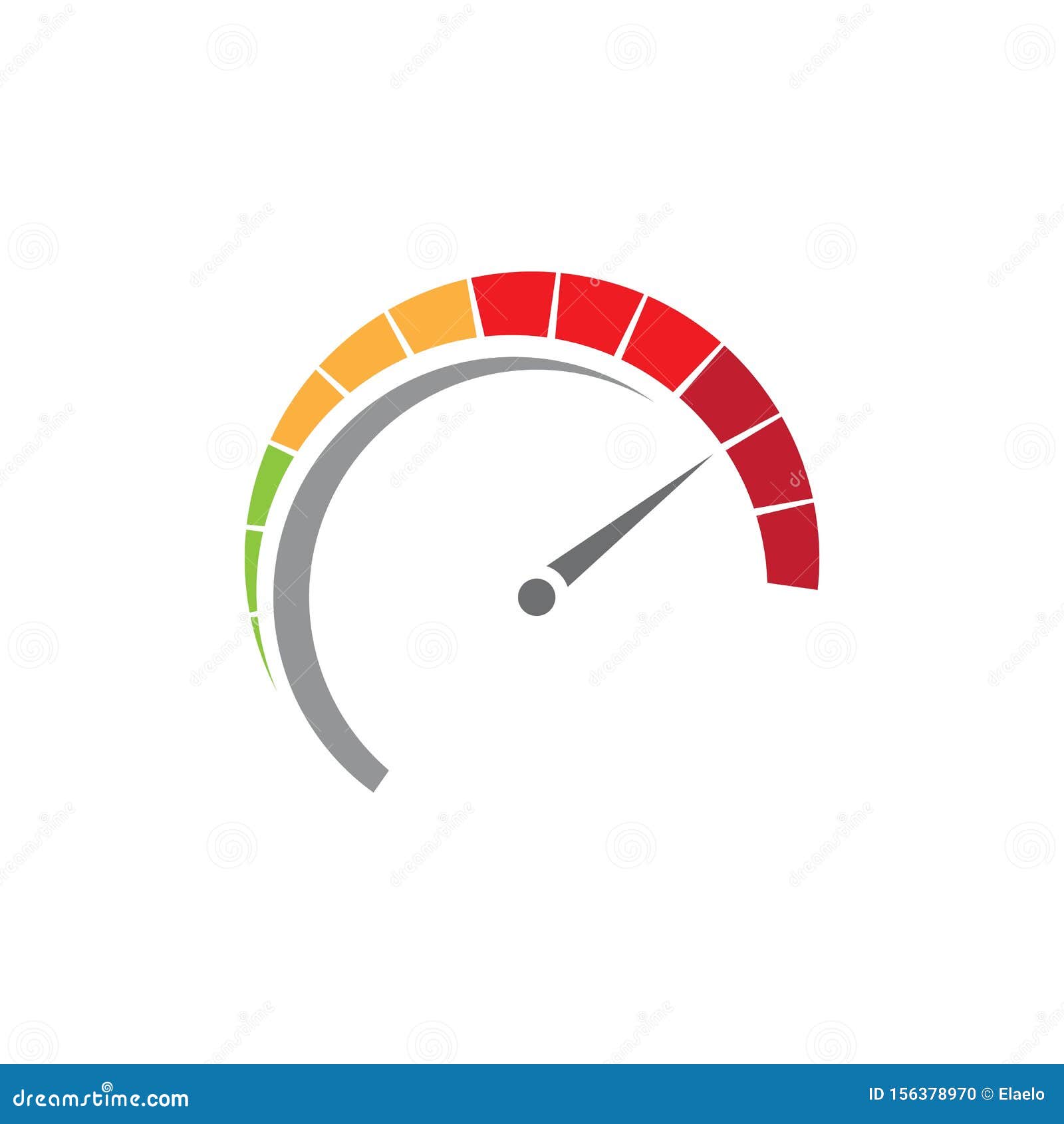 Speedometer Vector Illustration Stock Vector - Illustration of symbol ...