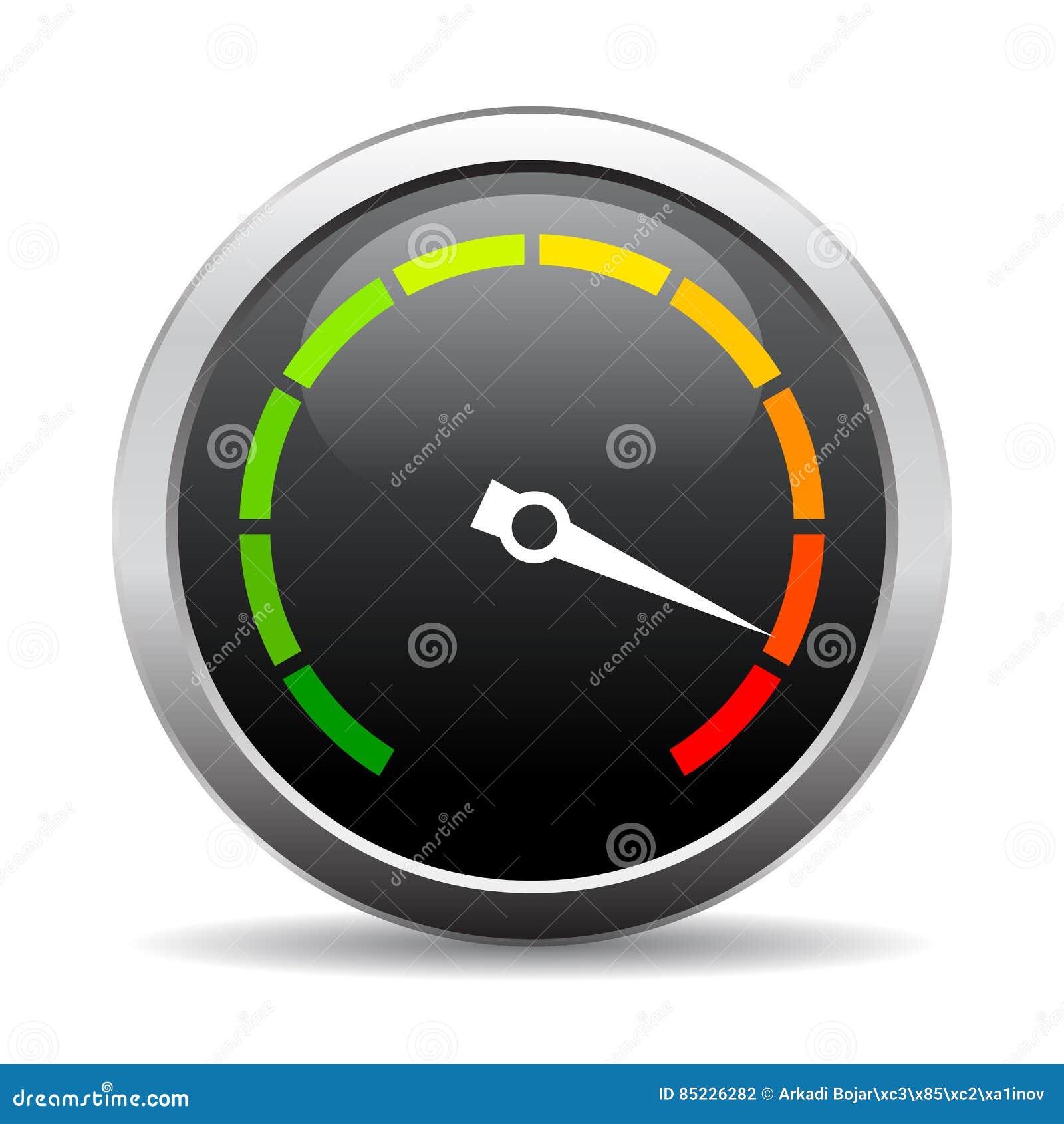 Speedometer - Vector Scribble Illustration - Isolated On Transparent ...