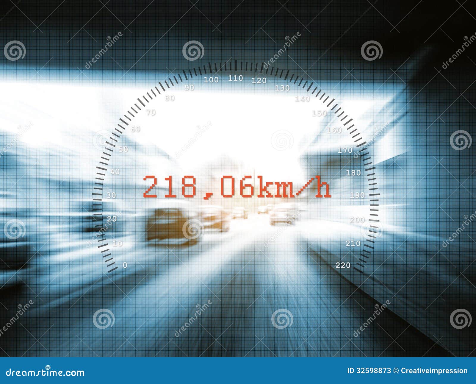 Speedometer stock image. Image of buildings, road, fast - 32598873