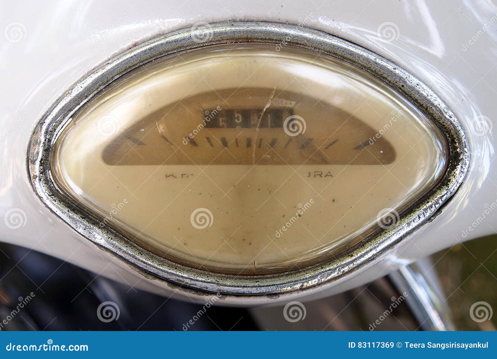 Speedometer Vintage Motorcycle Stock Image - Image of motorcycle ...