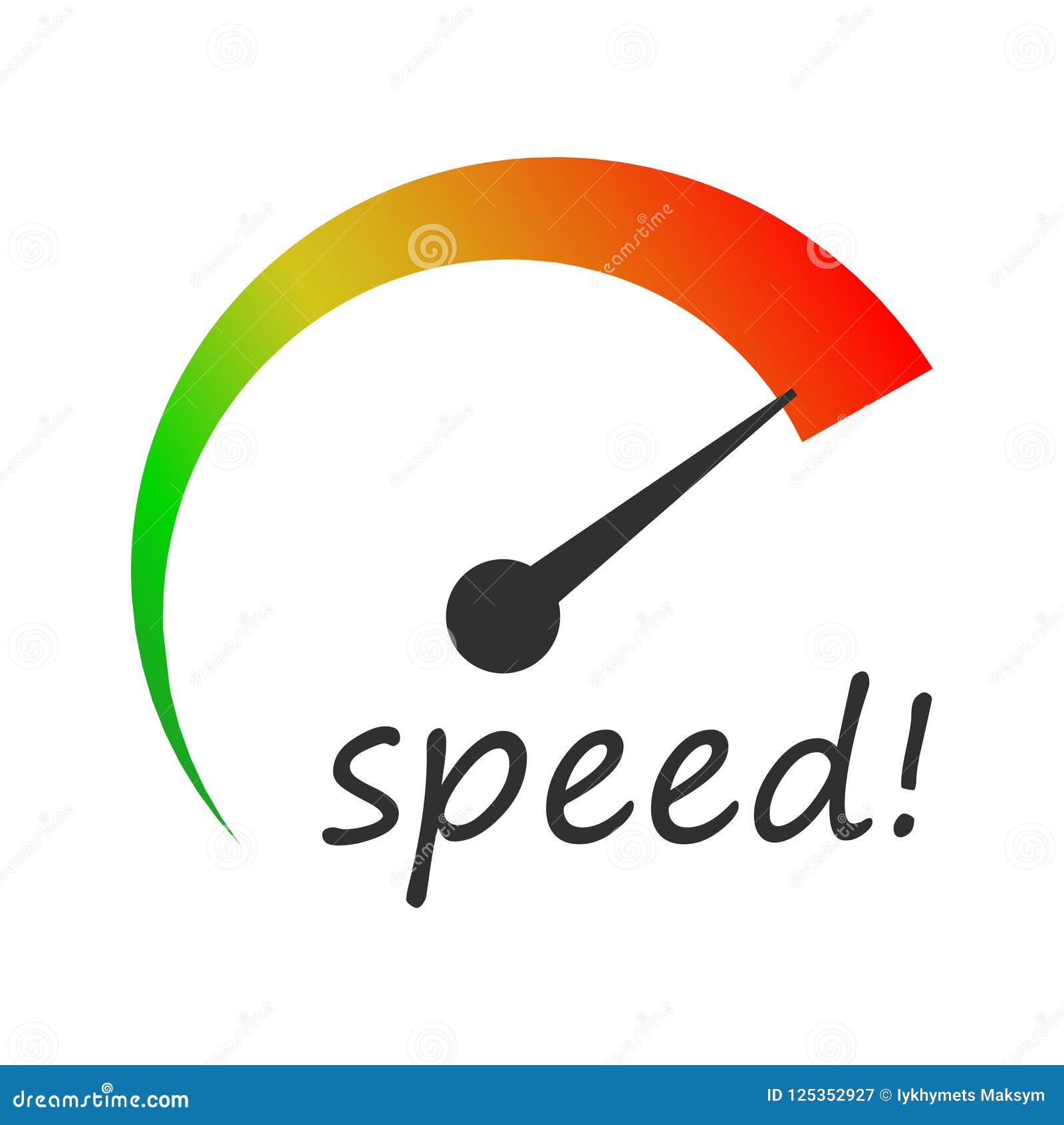 Speedometers or General Indicators with Needles. Stock Illustration ...