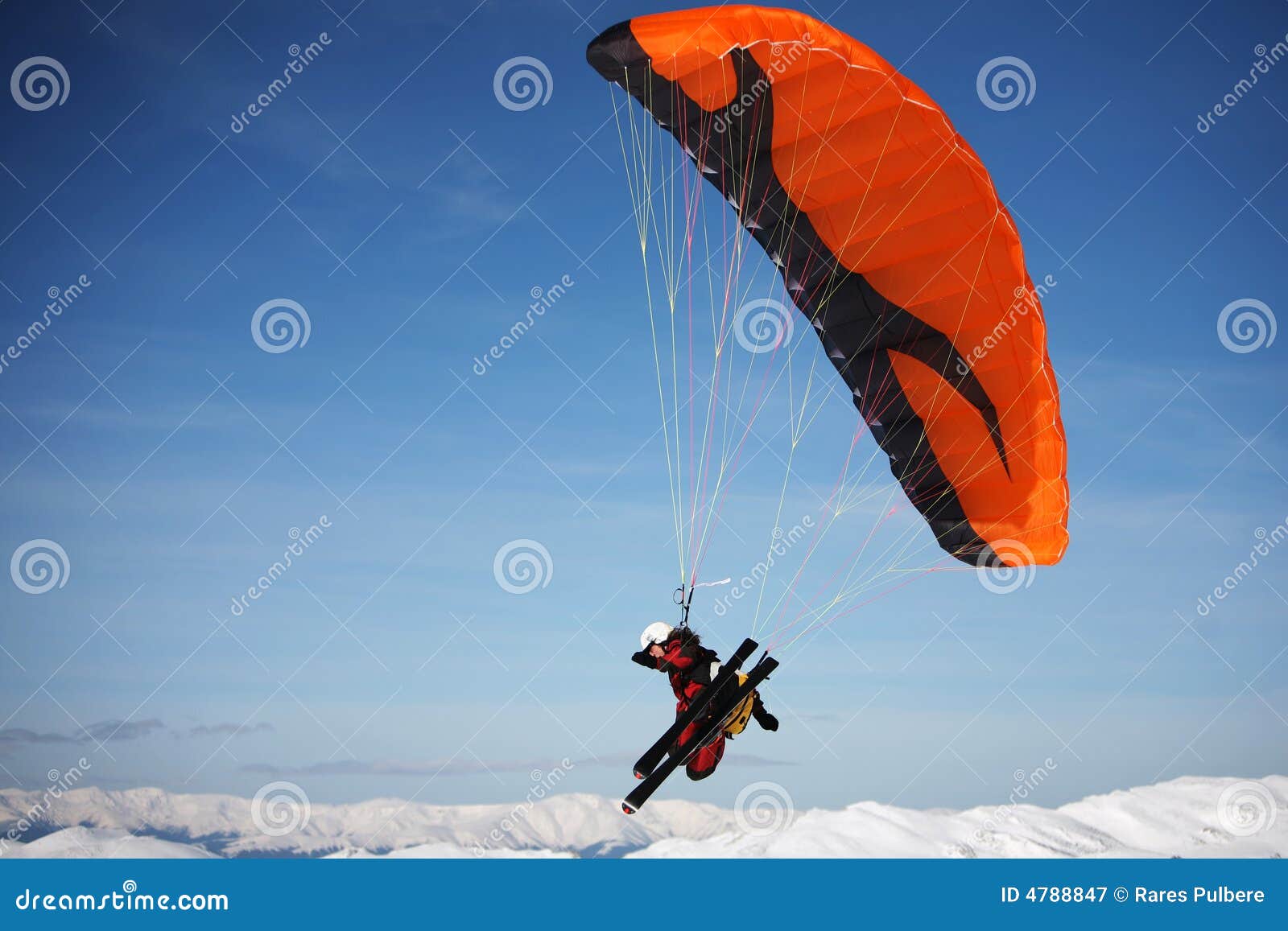 Speedrider stock image. Image of paraglider, paraplane - 4788847