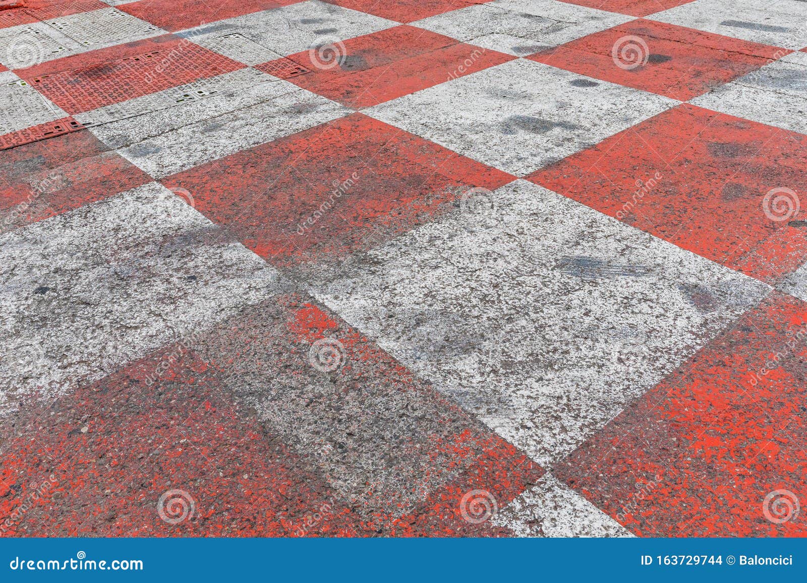 Speedway Checker Pattern stock photo. Image of europe - 163729744