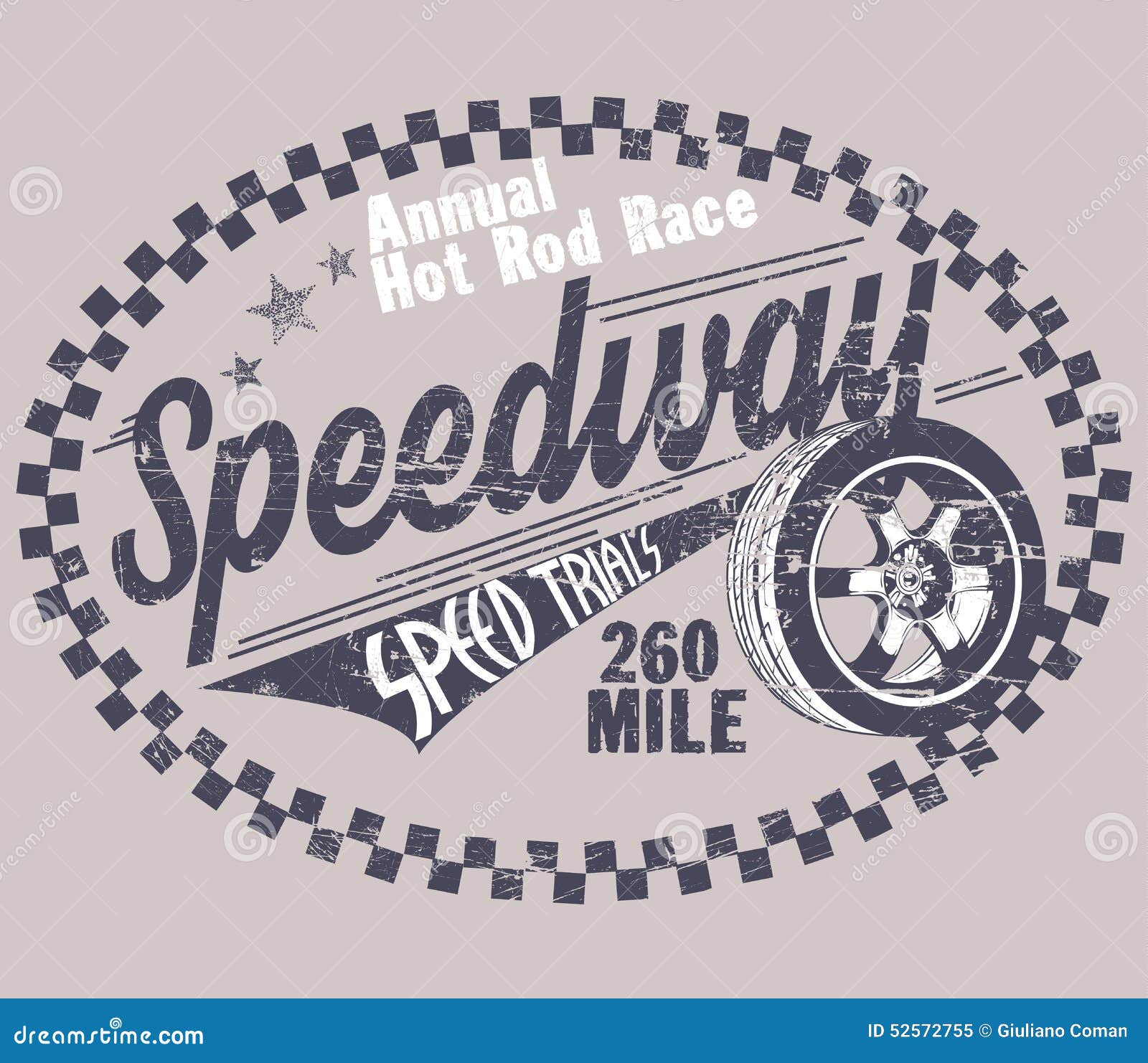 Speedway stock vector. Illustration of artwork, custom - 52572755