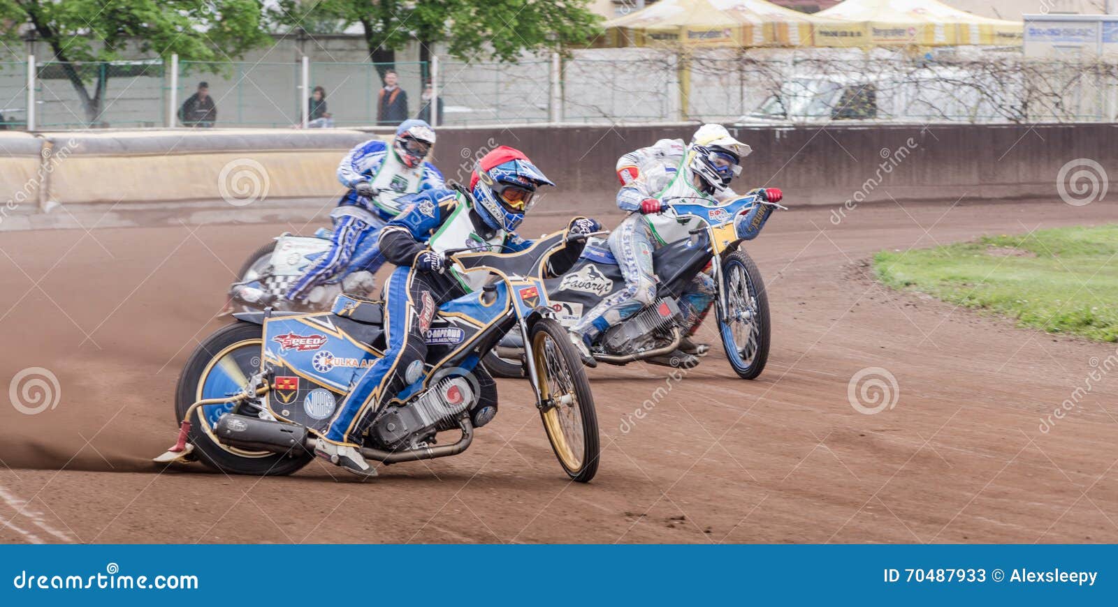 Speedway riders editorial stock photo. Image of racer - 70487933