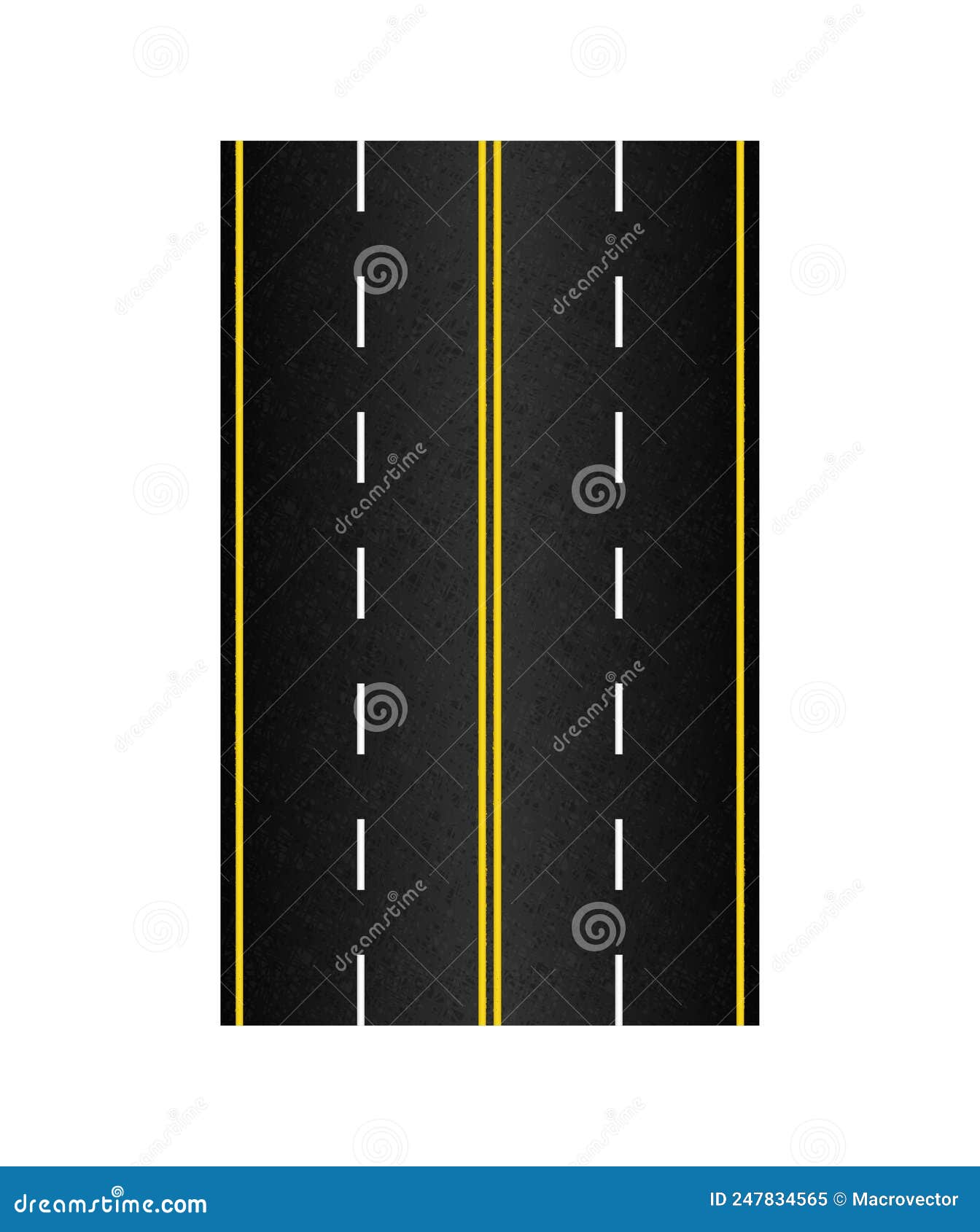 Speedway Top View Composition Stock Illustration - Illustration of ...