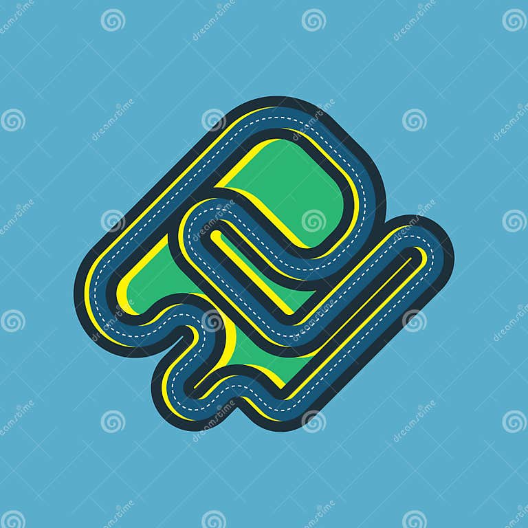 Speedway. Vector Illustration Decorative Design Stock Vector ...