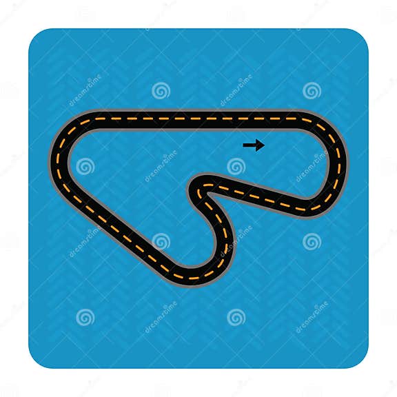 Speedway. Vector Illustration Decorative Design Stock Vector ...