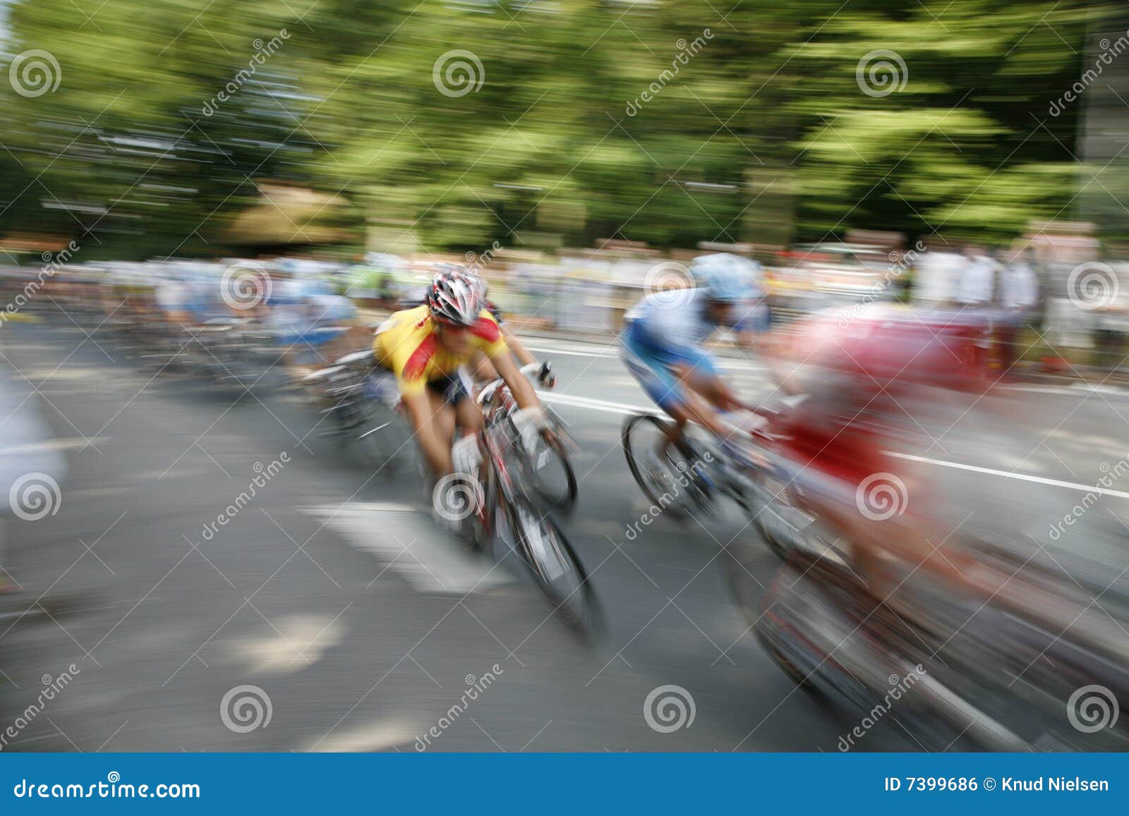 Speedy cyclists stock photo. Image of professional, intensity - 7399686