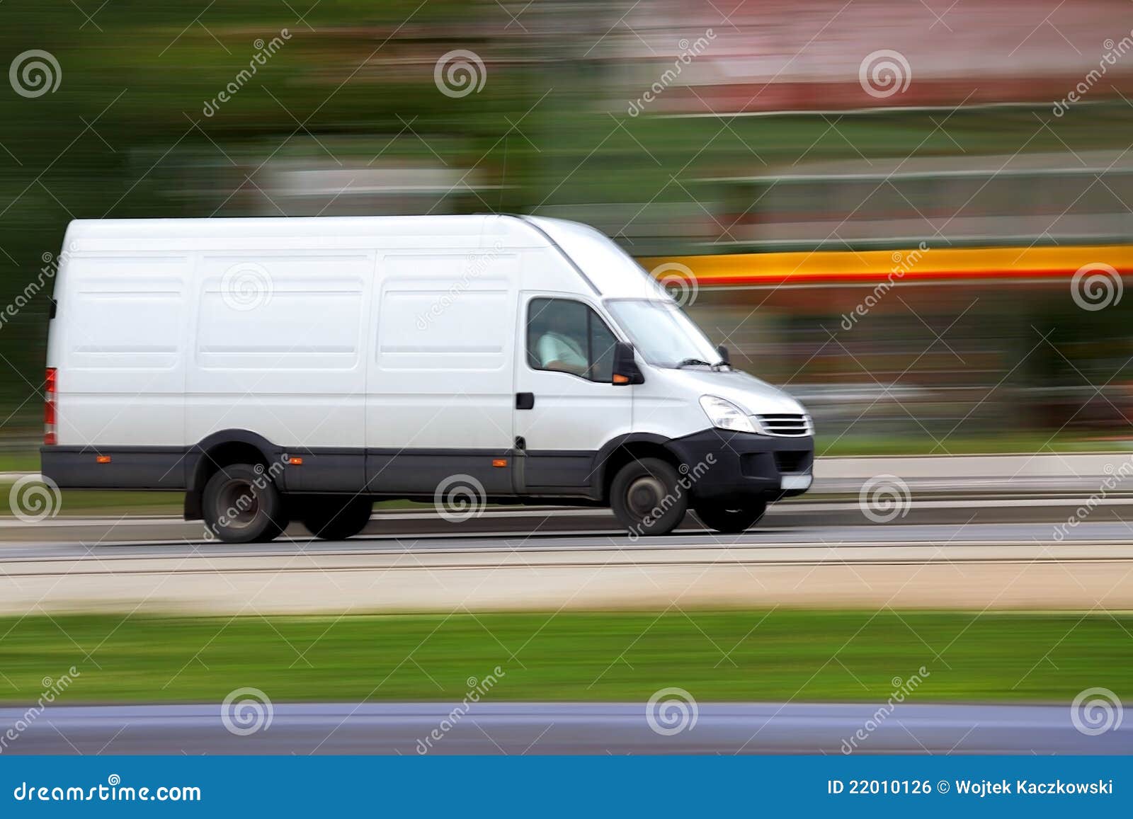 Speedy van stock photo. Image of move, advertising, power - 22010126