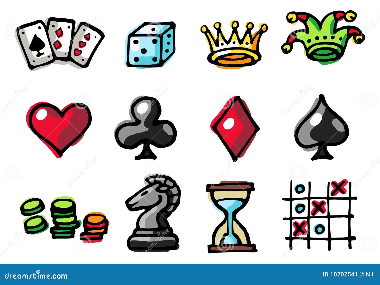 Spelen Pictogrammen vector illustratie. Illustration of vrucht - 10202541