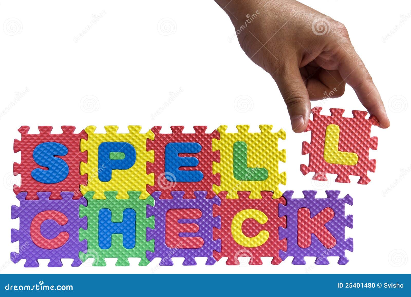 Spell check concept stock photo. Image of blue, mistake - 25401480