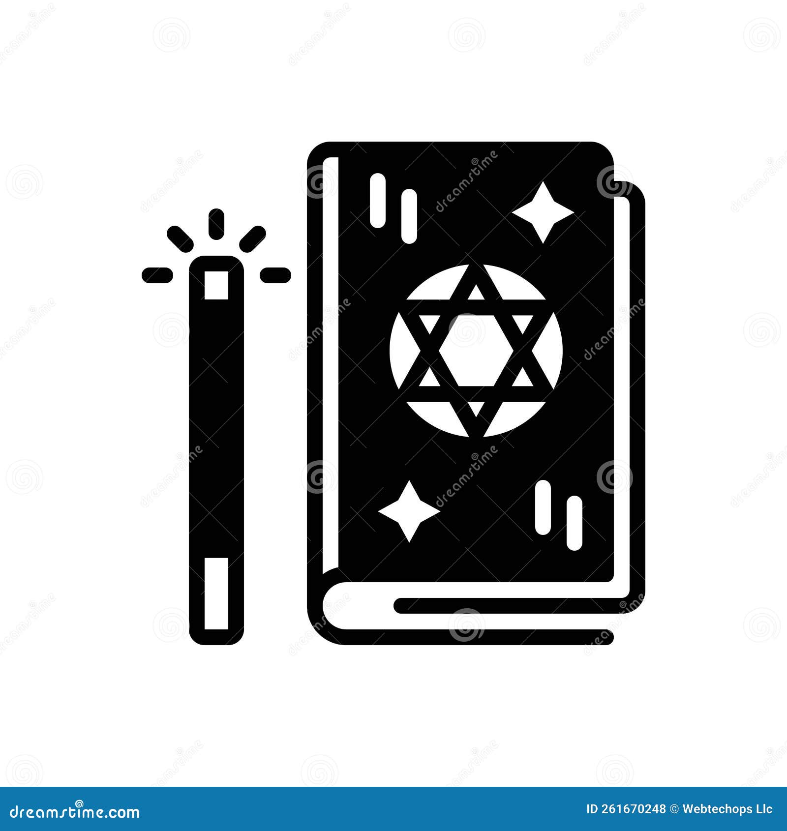 Black Solid Icon for Spell, Magic and Charm Stock Vector - Illustration of black, astrology ...