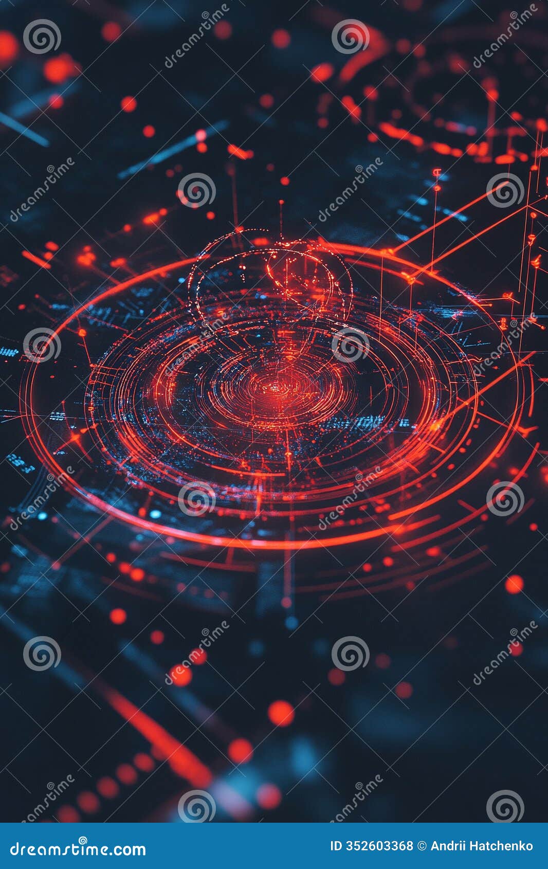 Spell Matrix with Quantum Computing Elements Stock Illustration ...