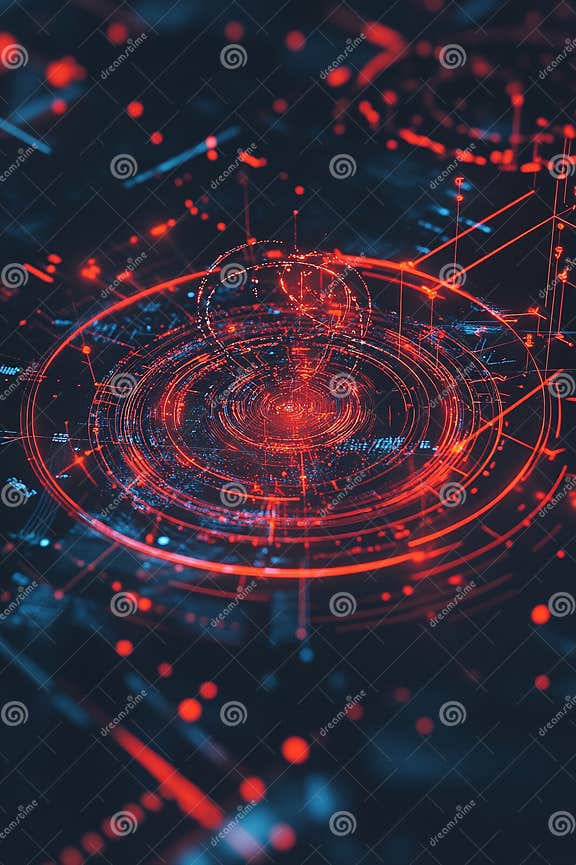 Spell Matrix with Quantum Computing Elements Stock Illustration ...