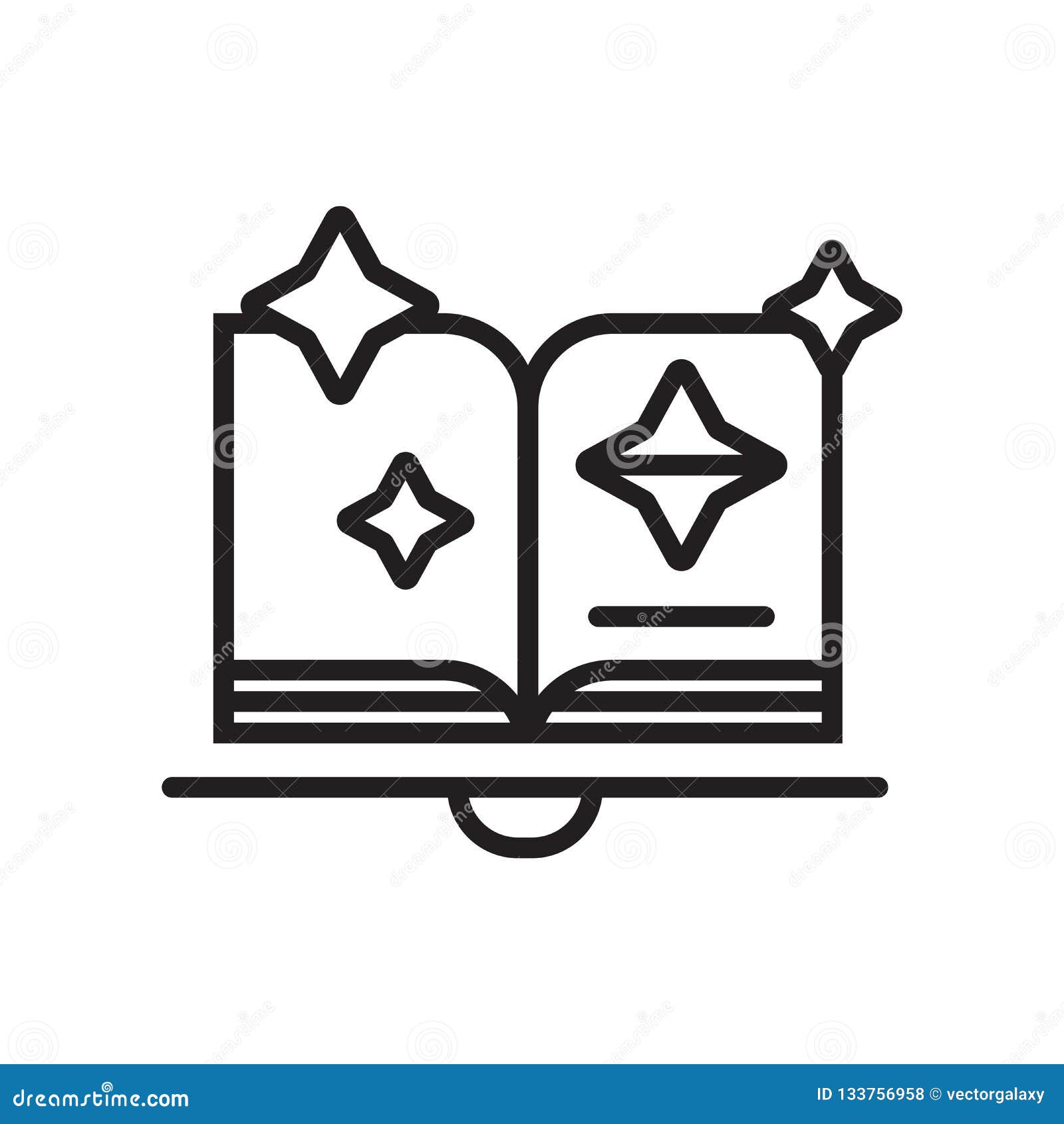 Spellbook UI Icon Stock Image | CartoonDealer.com #64817155