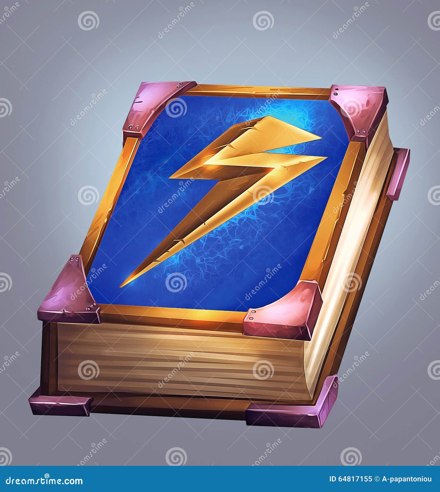 Spellbook UI icon stock illustration. Illustration of spellbook - 64817155