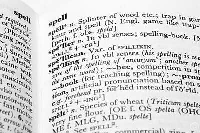Spelling stock photo. Image of communication, define, derivation - 1306516