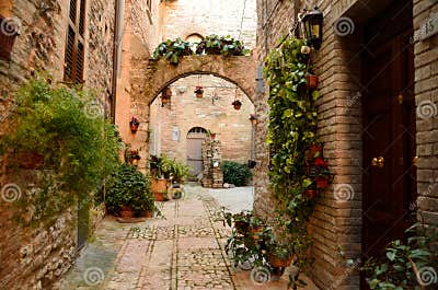 Spello - Umbria stock photo. Image of green, home, city - 22890548