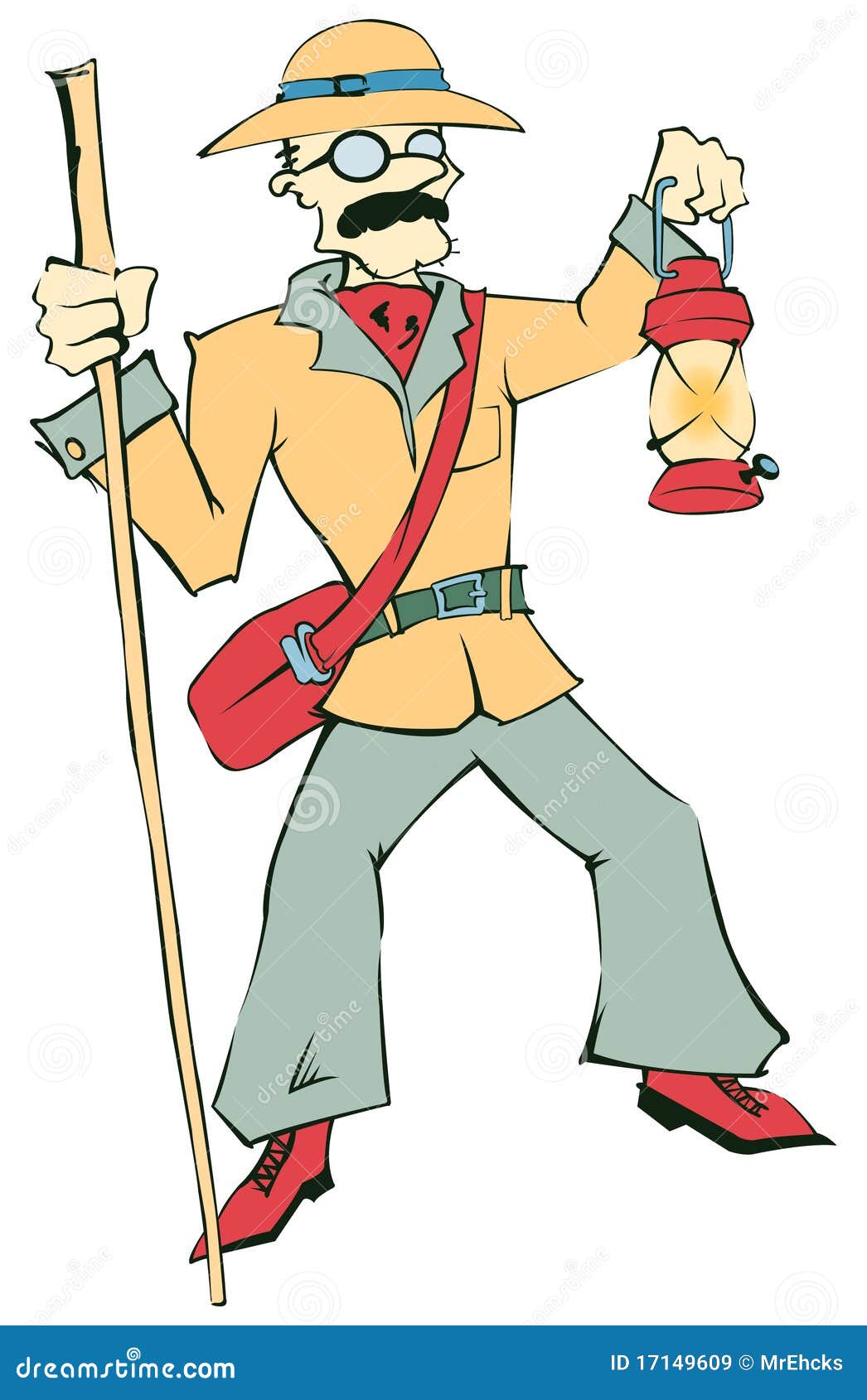 A Brave Spelunker Explores The Depths Of A Stunning Cave Adorned With ...