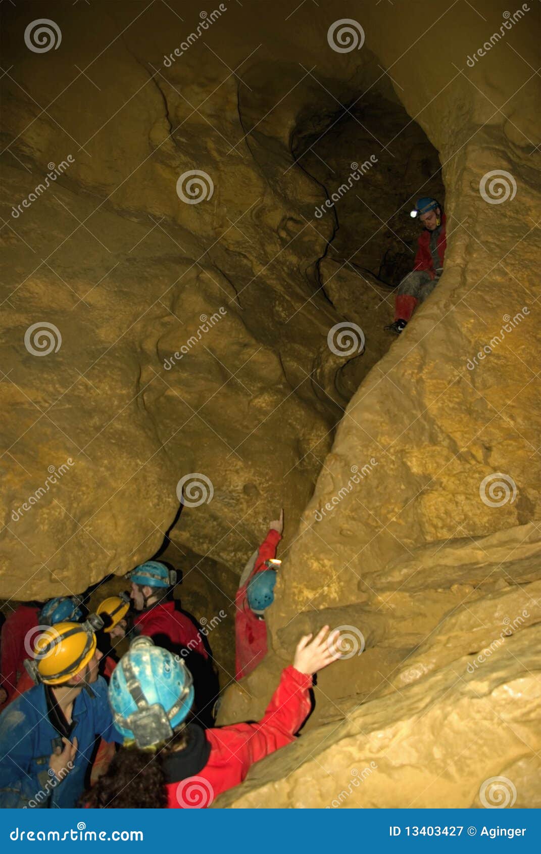 Spelunkers in cave editorial photography. Illustration of budapest ...