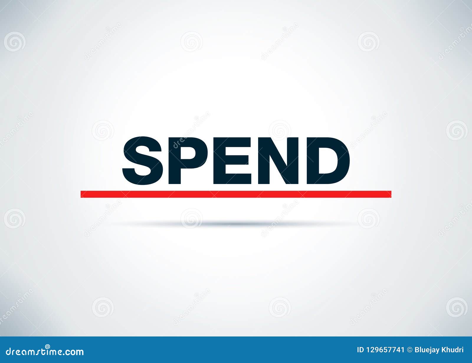 Spend Abstract Flat Background Design Illustration Stock Illustration ...