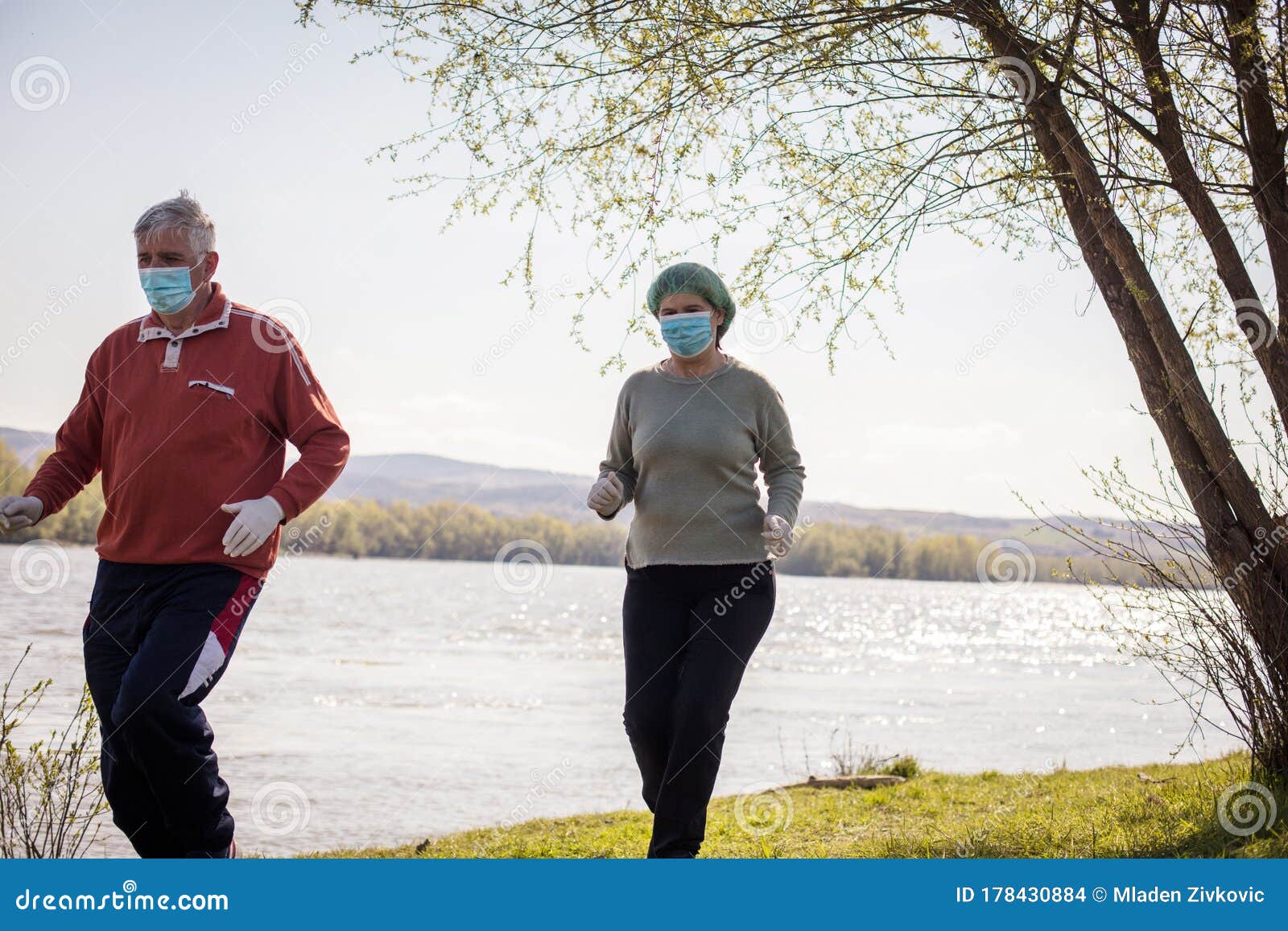 They Spend Every Moment in Nature and Exercise Stock Photo - Image of ...