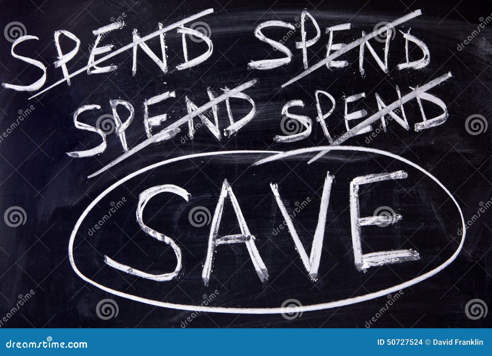 Spend and Savings Plan Message Stock Photo - Image of loan, background ...