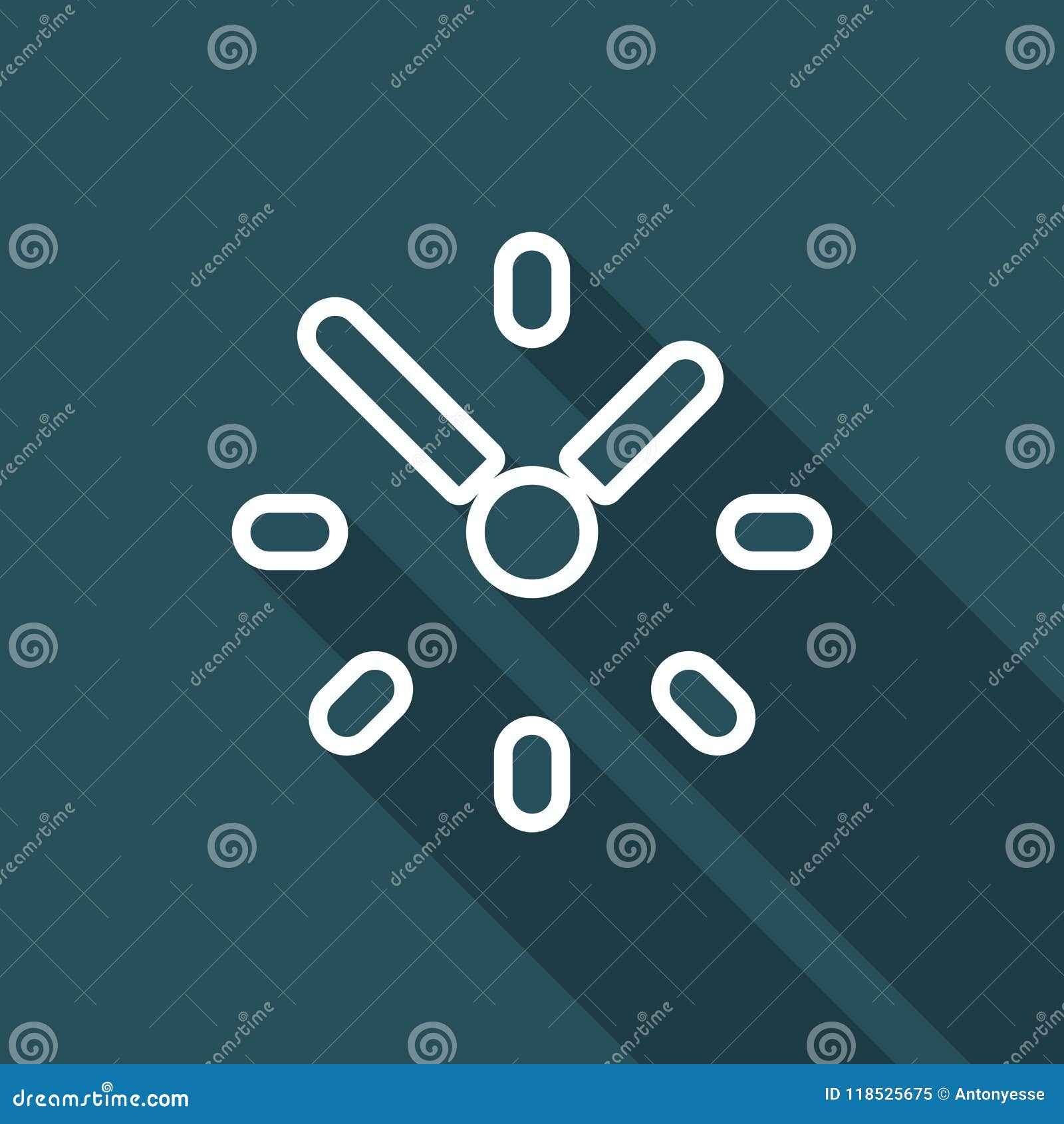 Spending Time Concept - Vector Web Icon Stock Vector - Illustration of ...
