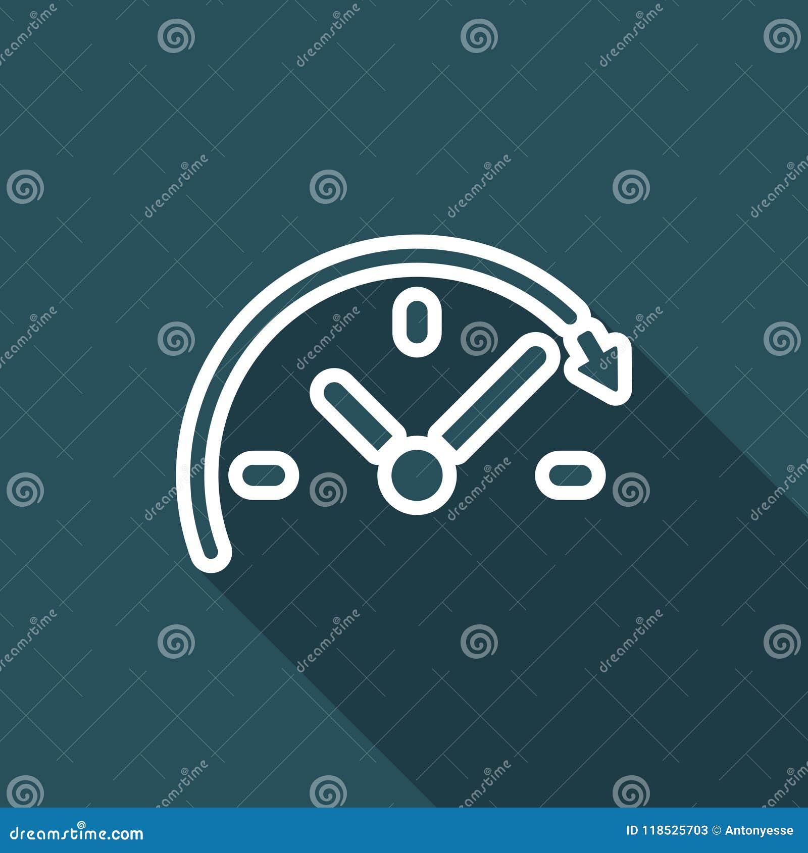 Spending Time Concept - Vector Web Icon Stock Vector - Illustration of ...