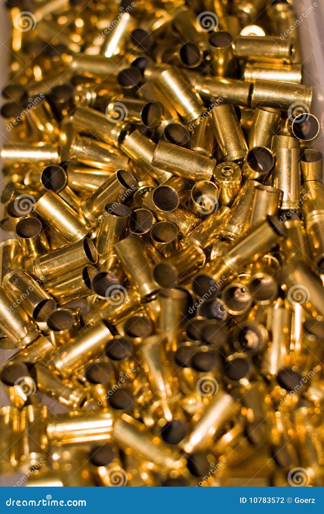 Spent cases stock photo. Image of primers, powder, handgun - 10783572
