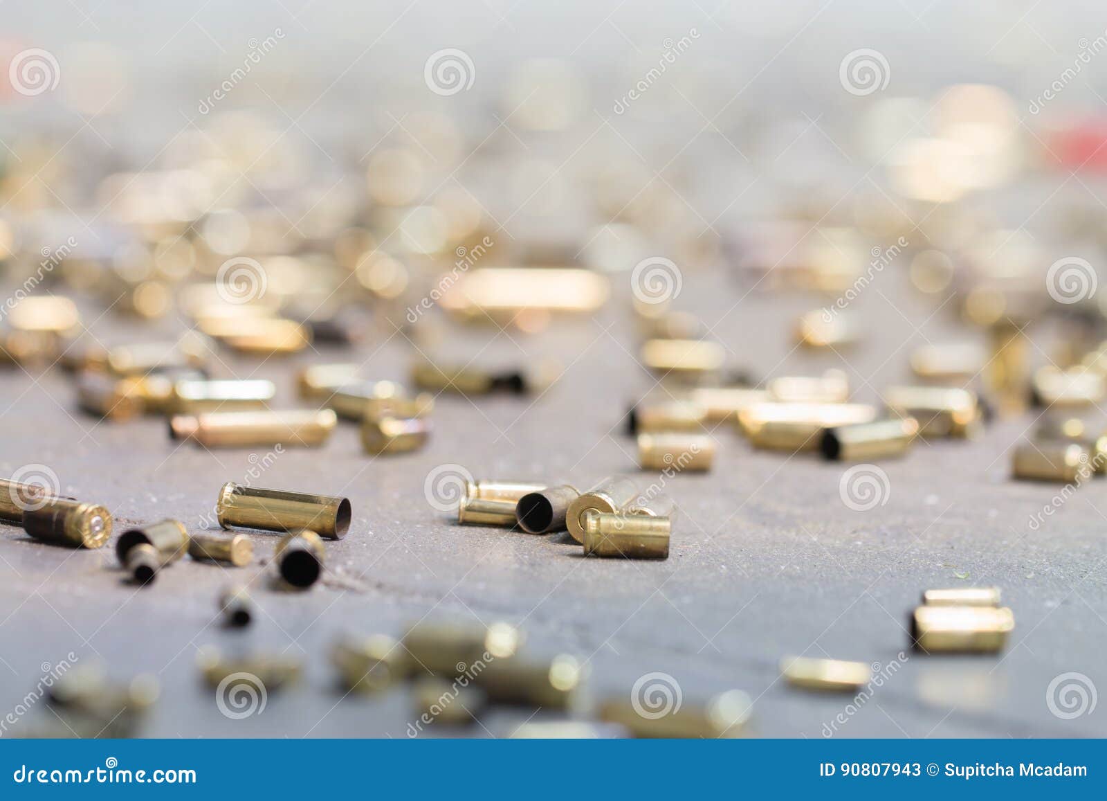 Spent Shell Casings. Stock Photo | CartoonDealer.com #90808128