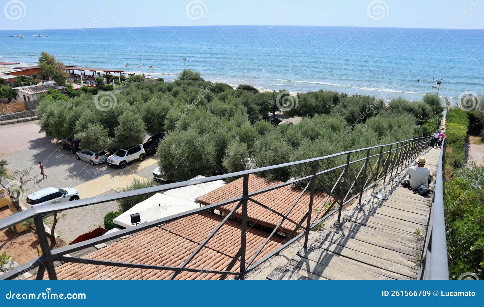 Sperlonga - Discesa a Mare Alla Baia Delle Sirene Stock Image - Image ...
