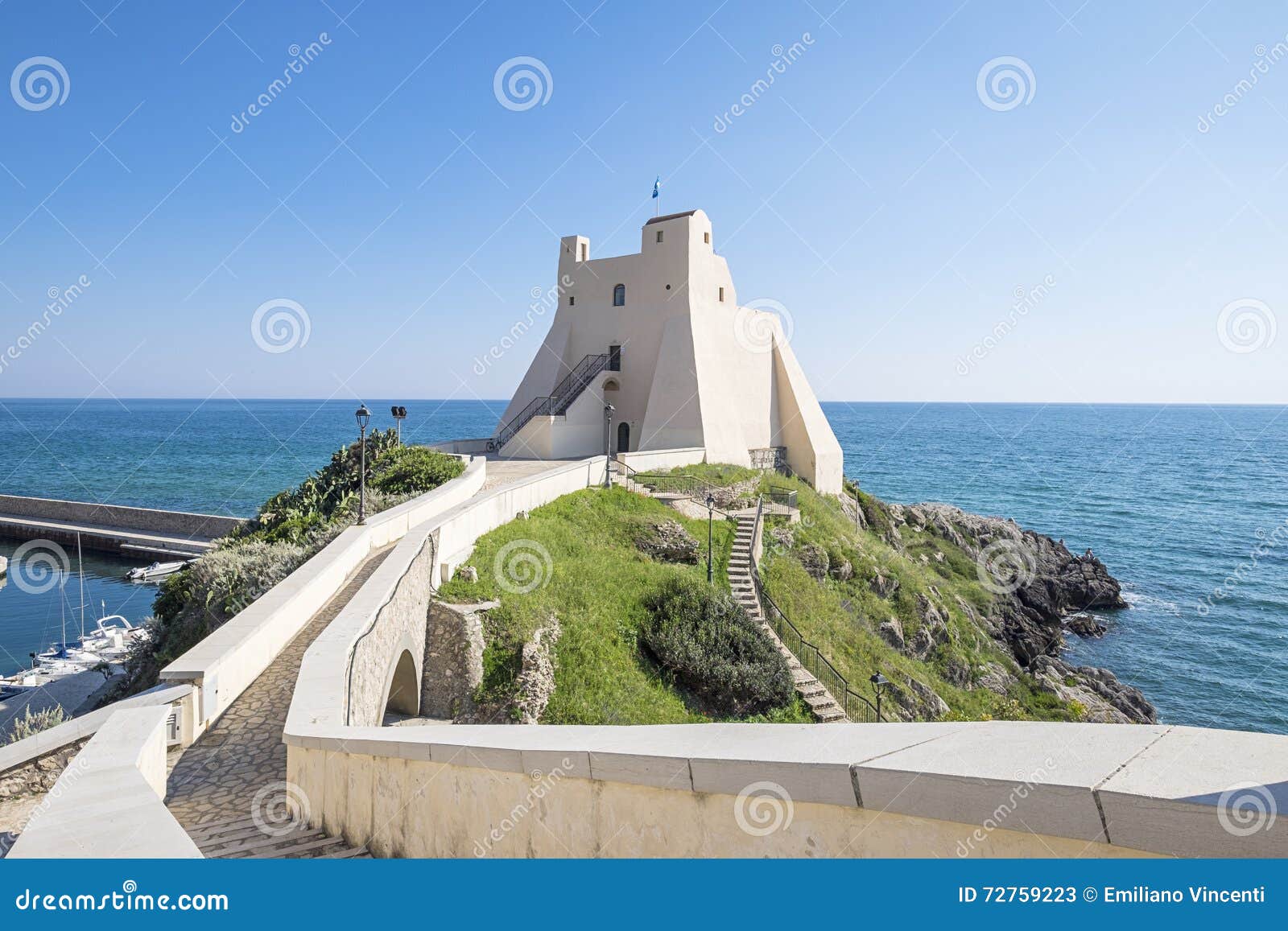 Sperlonga - Truglia Tower Stock Photography | CartoonDealer.com #134234120