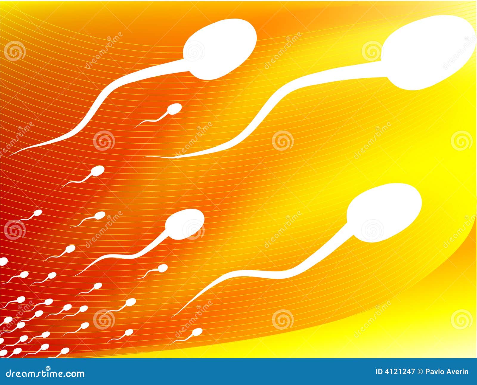 Sperm stock vector. Illustration of biology, concepts - 4121247